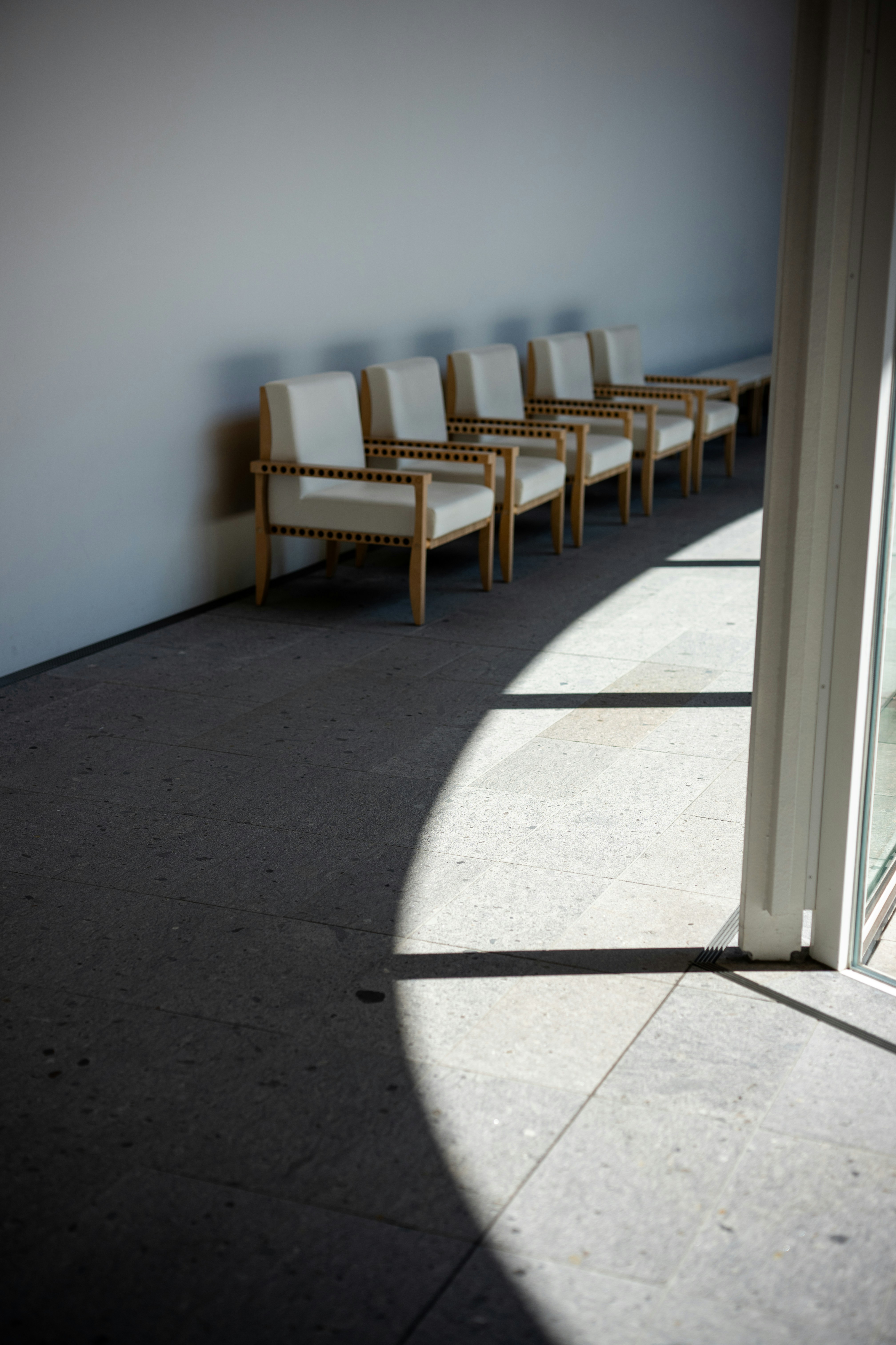 Whispers of Minimalism: A Serene Waiting Space