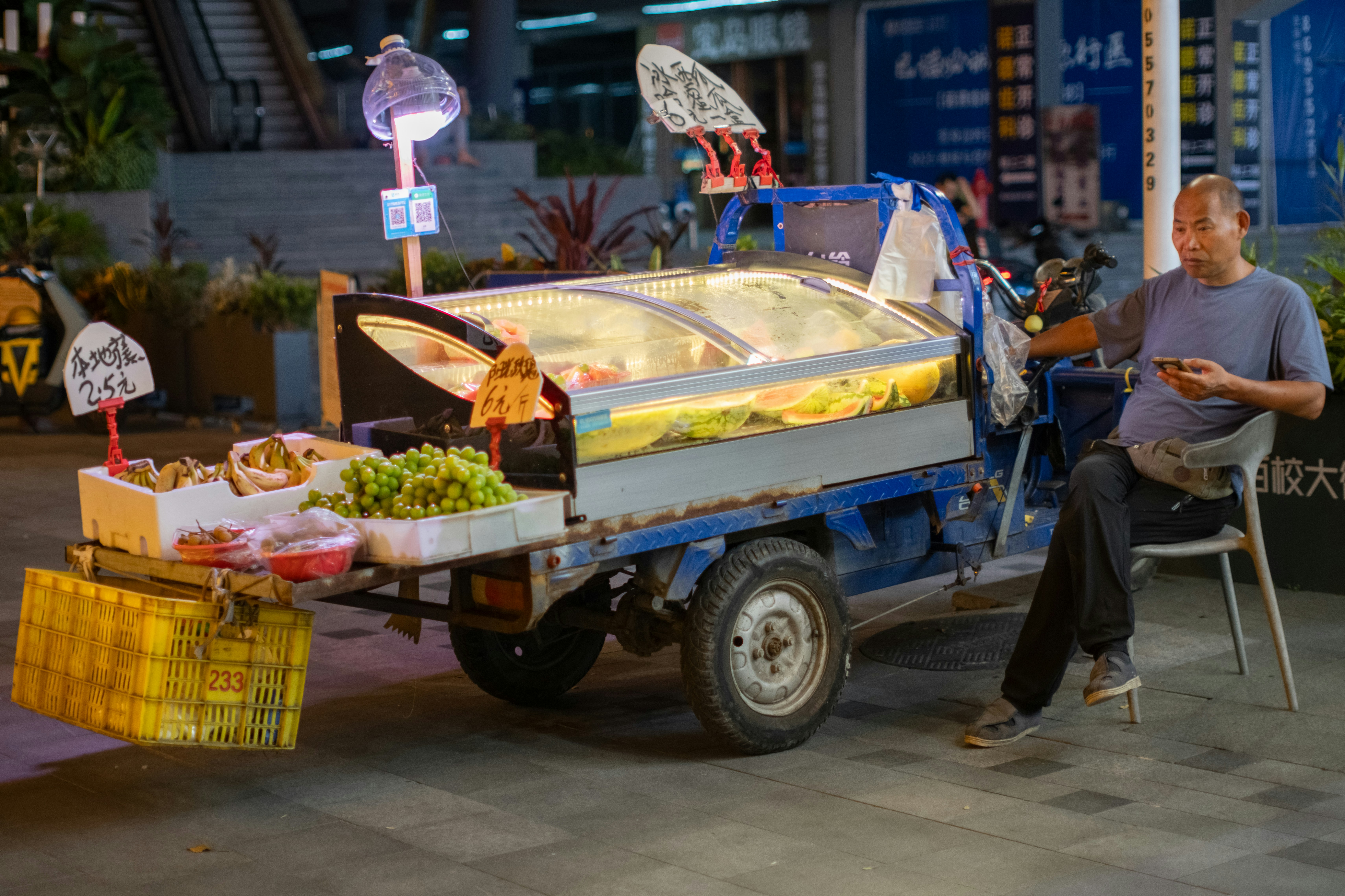 Night Market Delights: A Street Vendor's Oasis