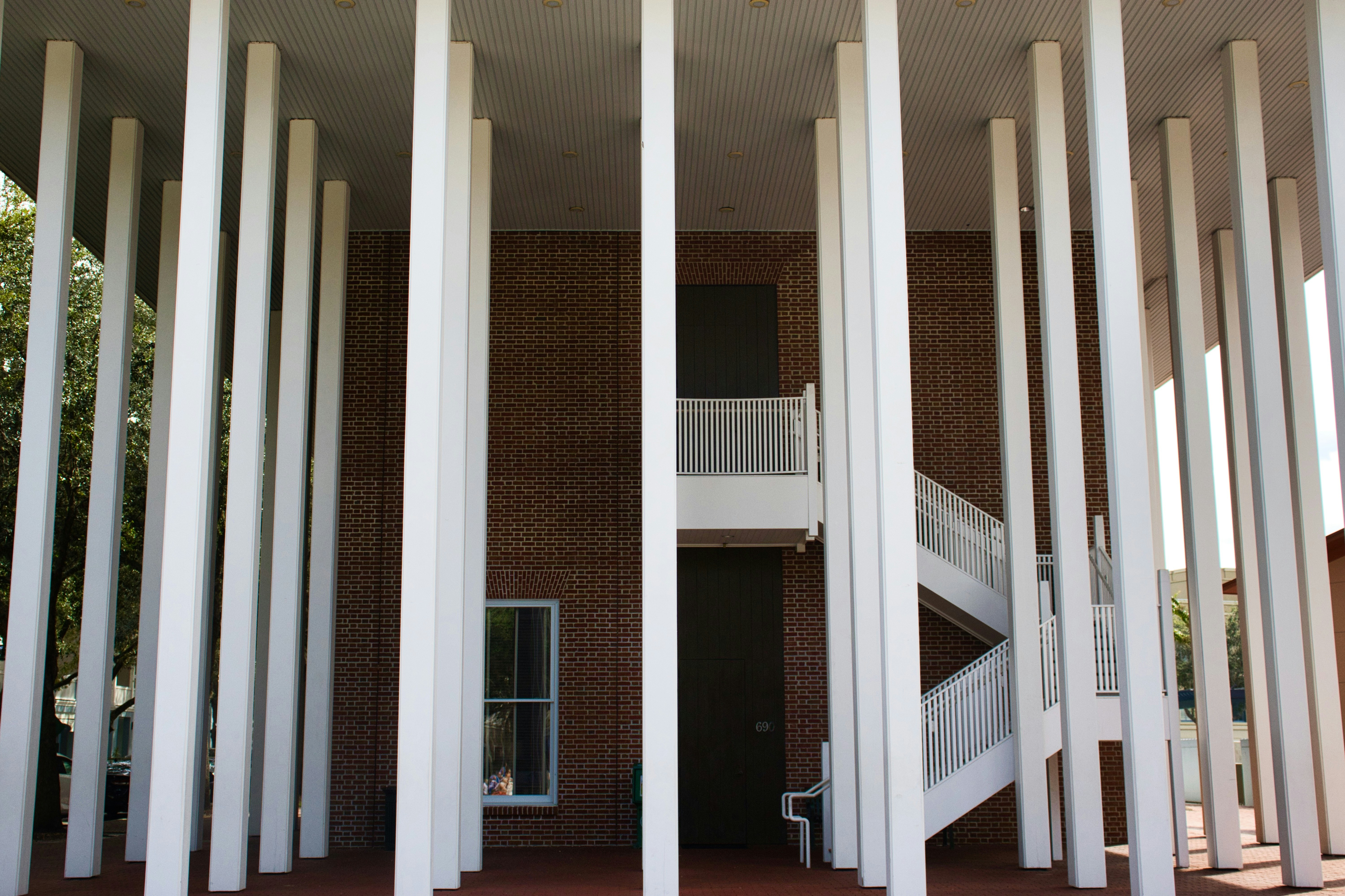 Symphony of Vertical Lines and Architectural Harmony