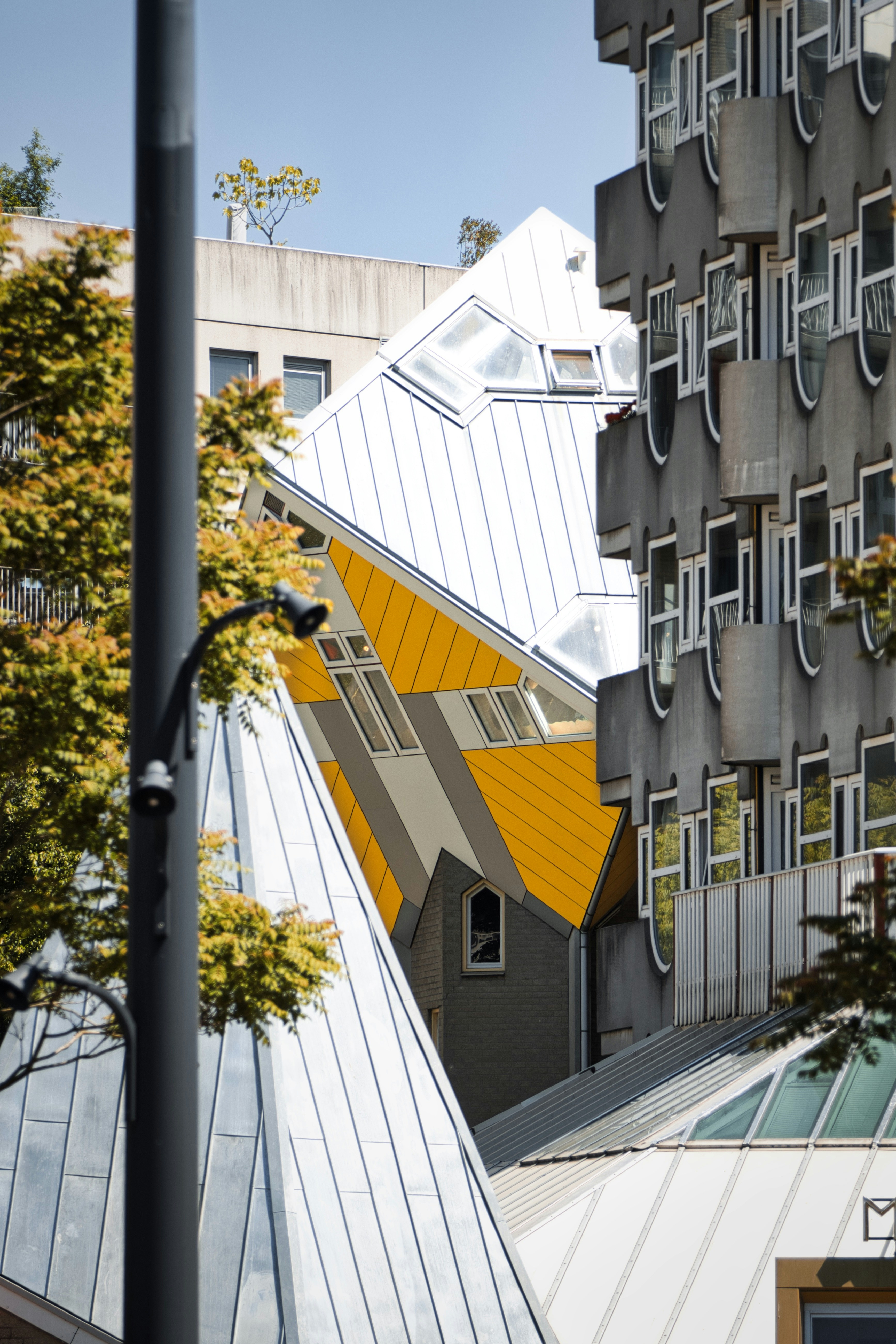 Architectural Harmony: A Dance of Shapes and Colors
