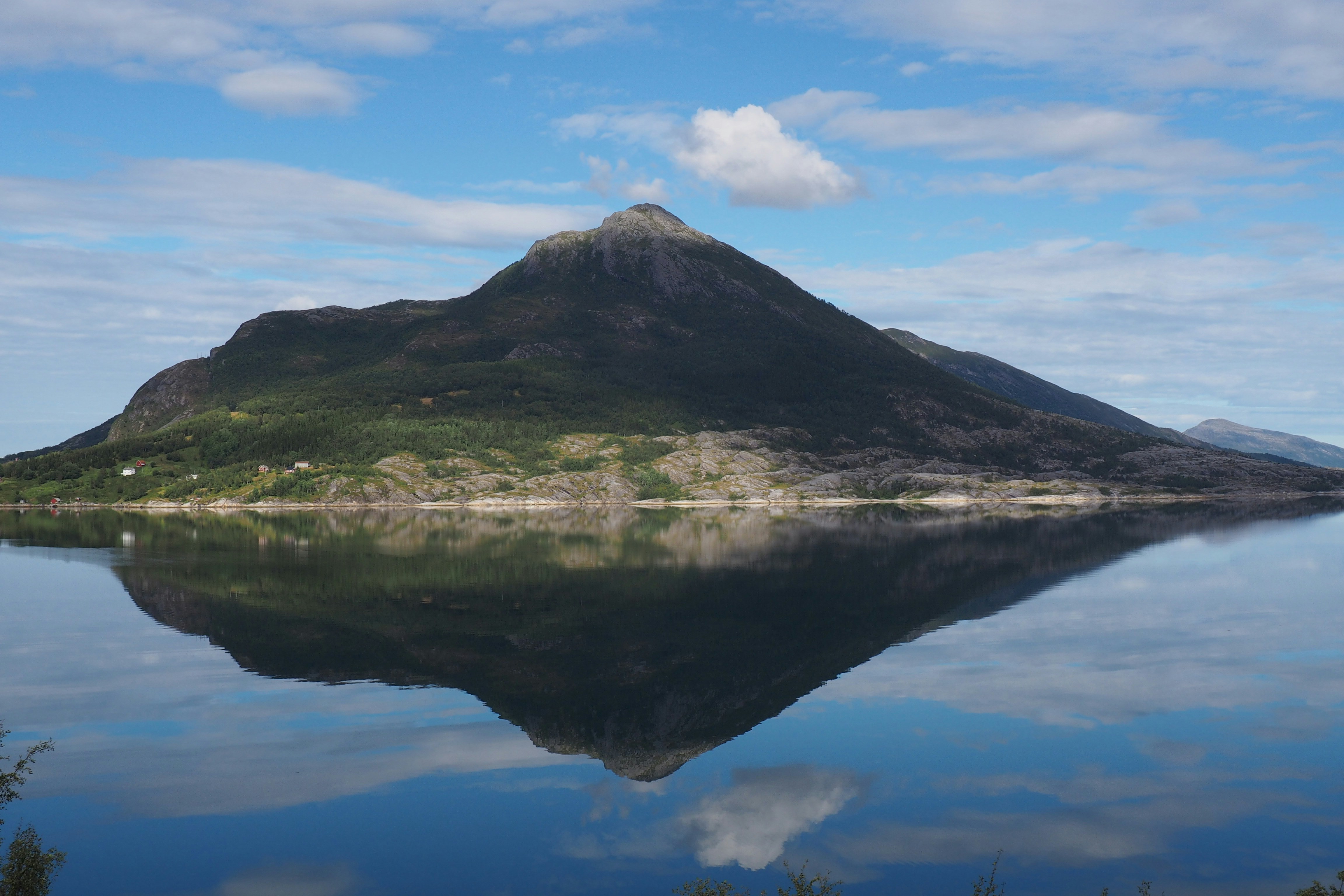 Reflections of Serenity: The Mountain's Embrace