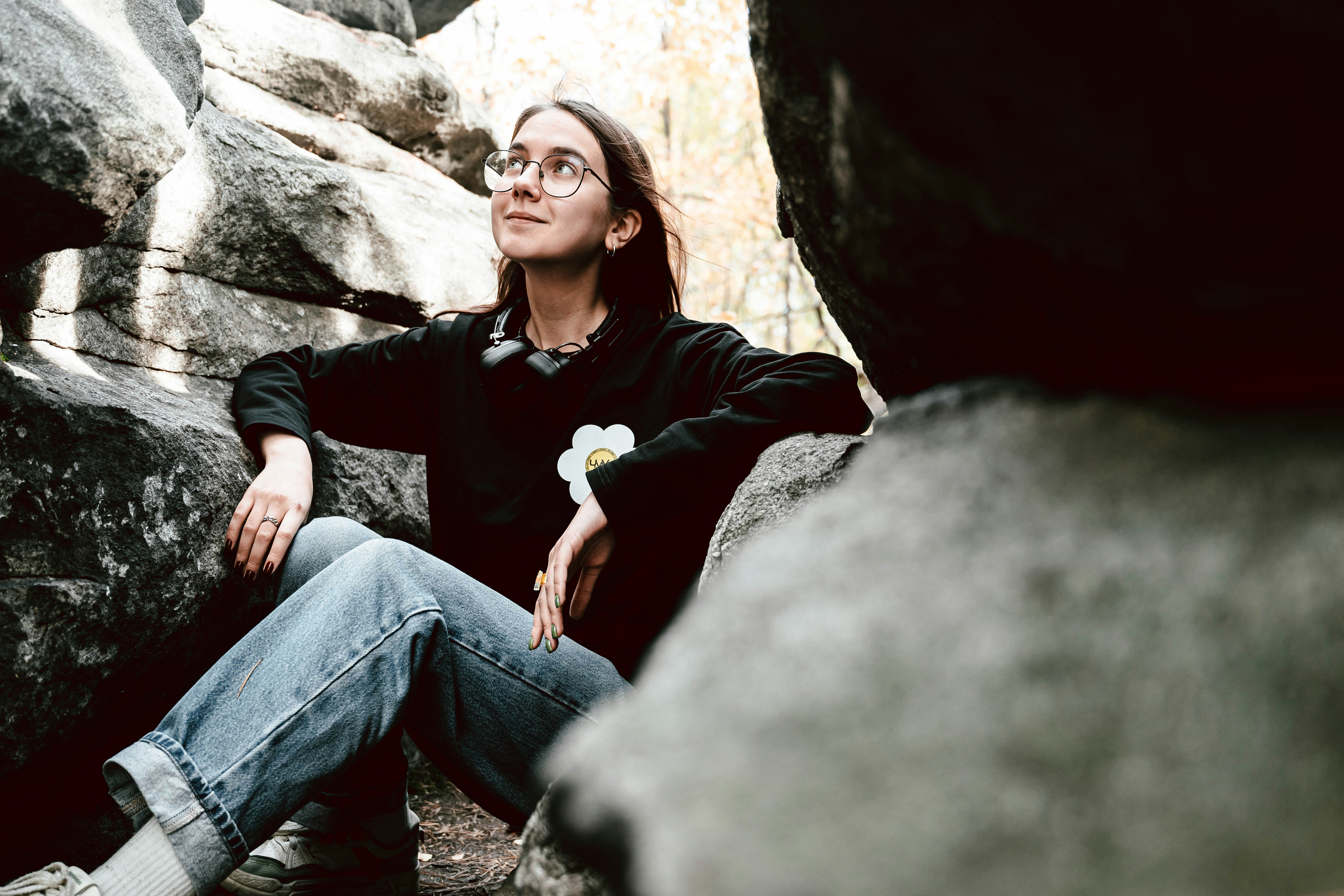 Serenity Amidst Stone Guardians