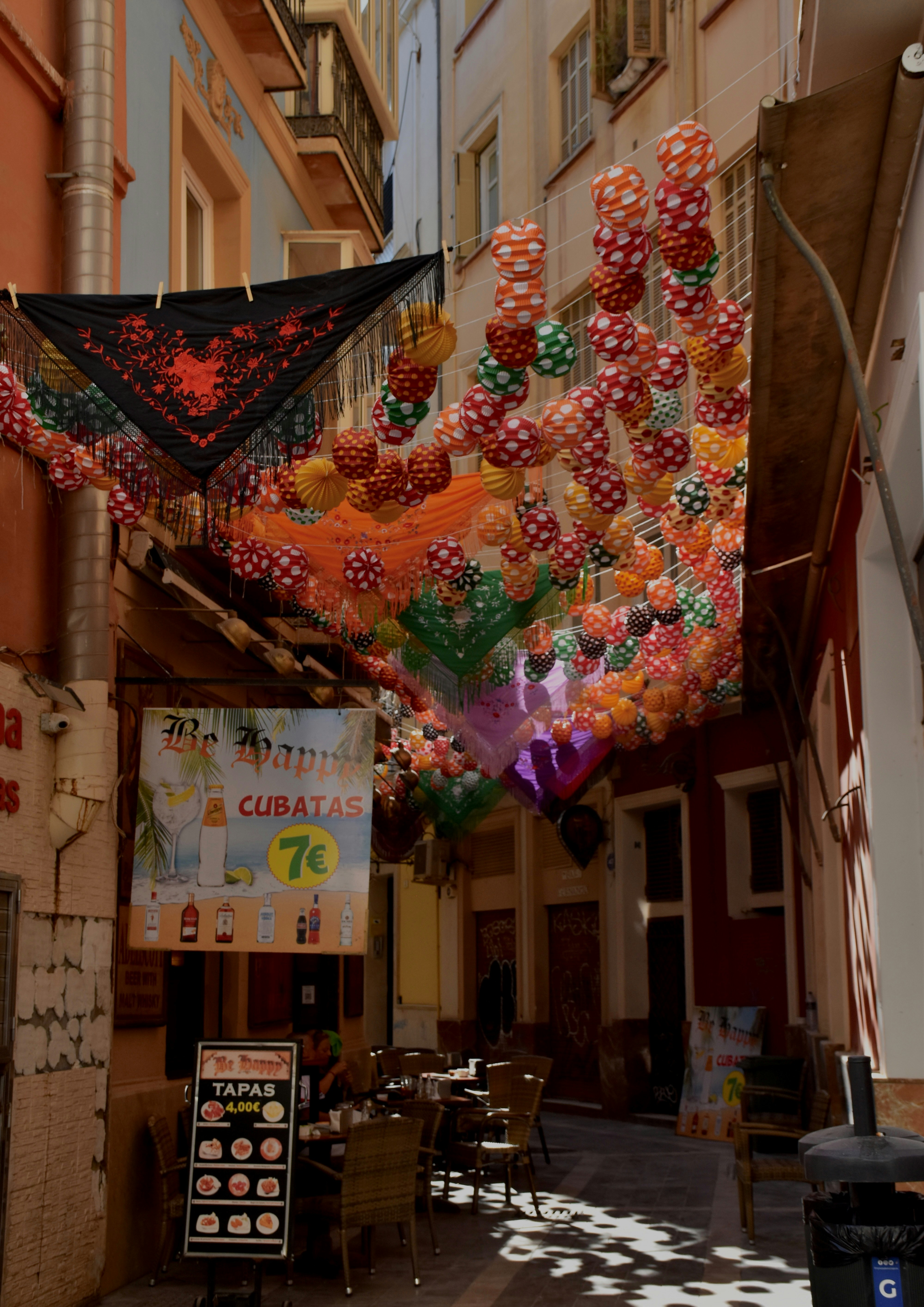 A Vibrant Alleyway of Celebration