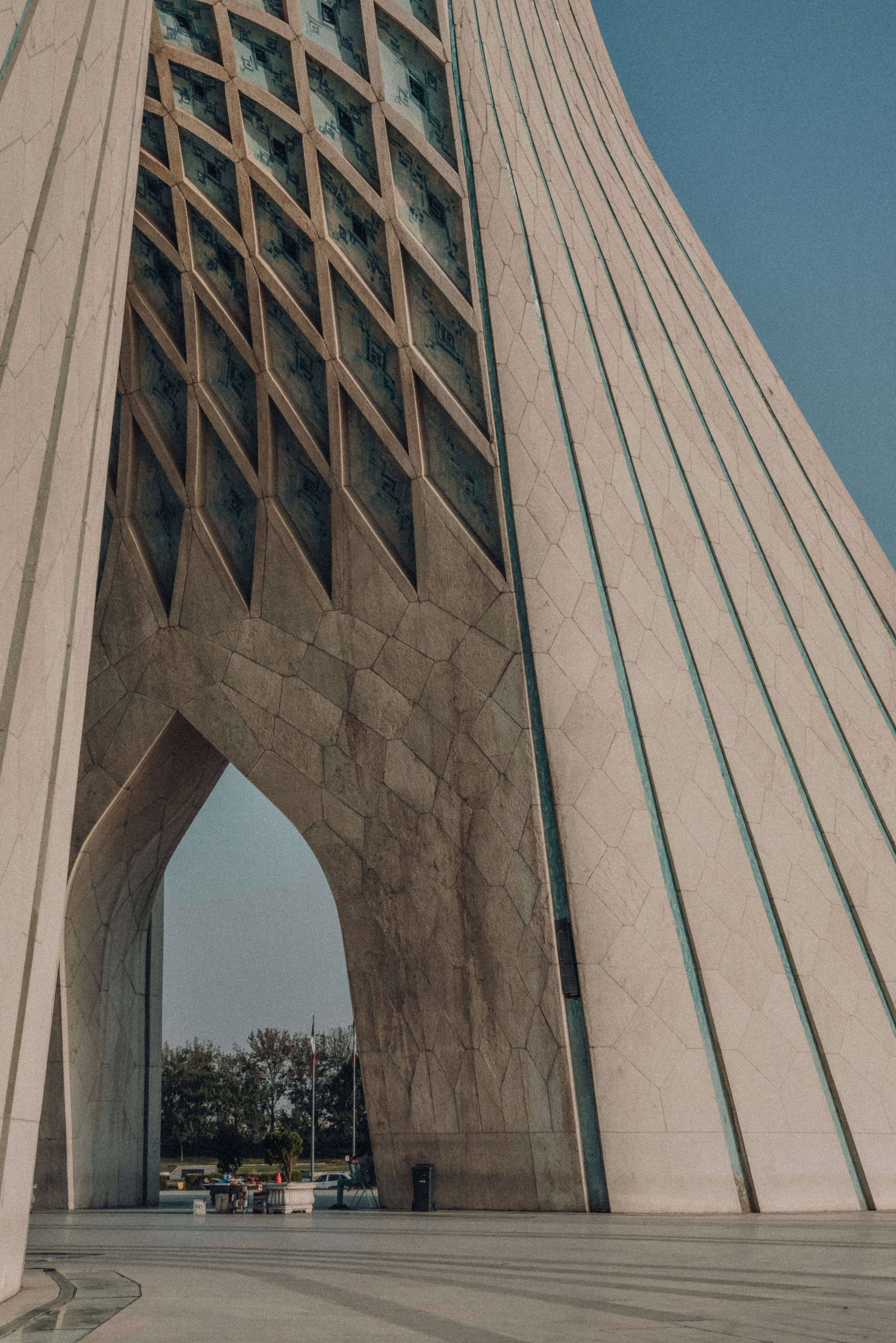 Arched Lattice Gateway: Concrete Geometry Reaching the Sky