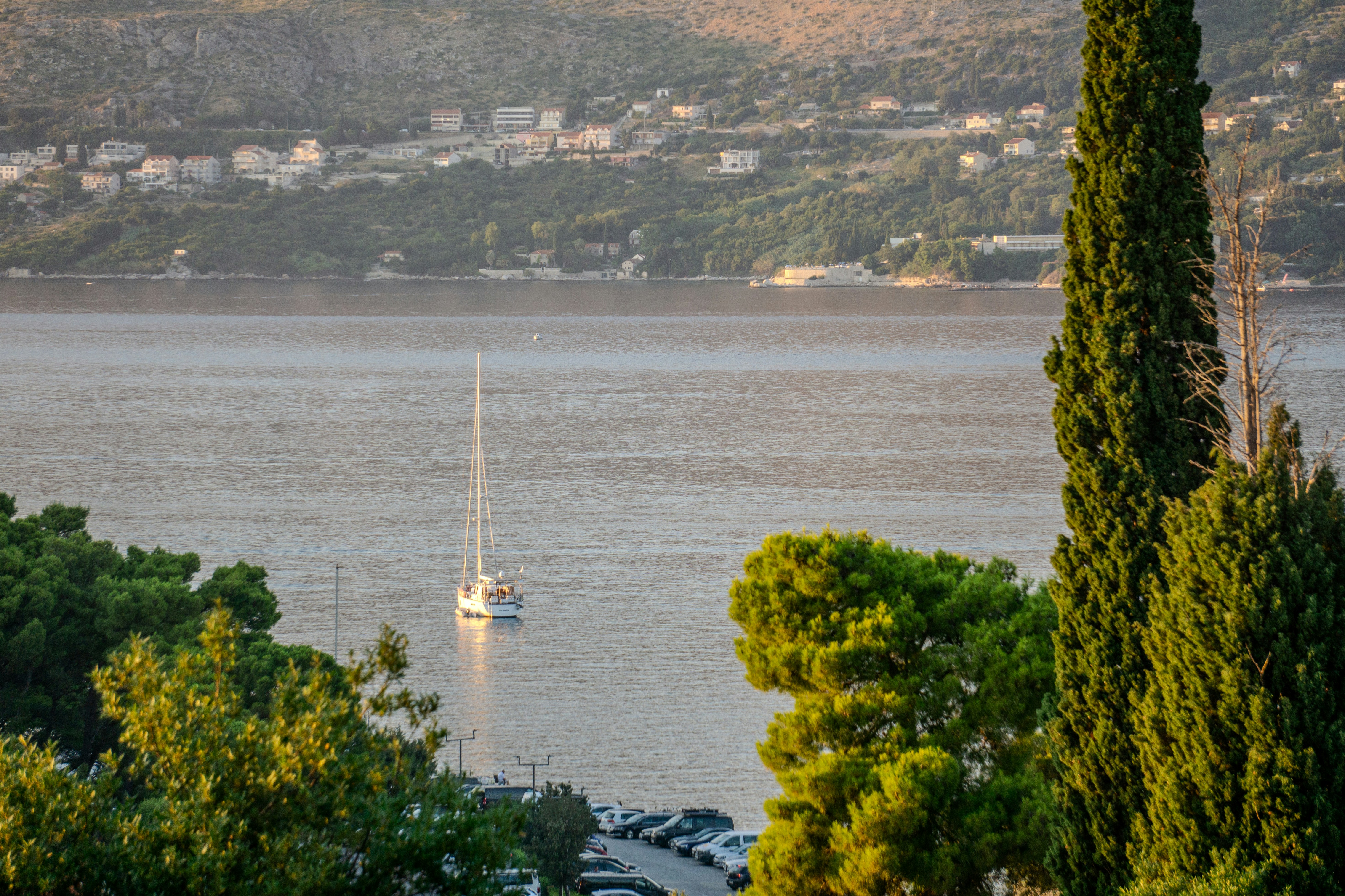 Serenity on the Water: A Sailboat's Journey