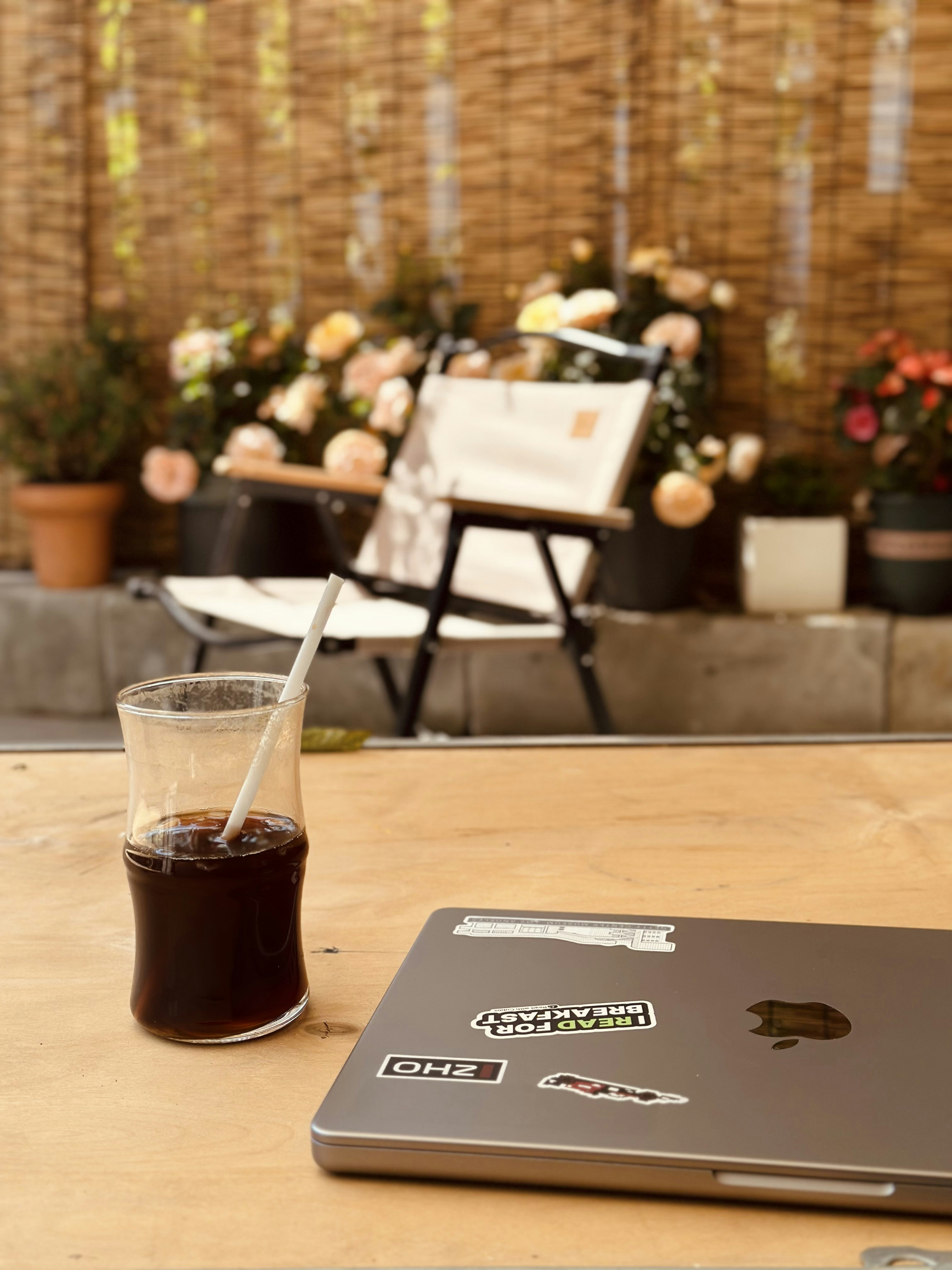 A Serene Workspace Amidst Nature's Palette