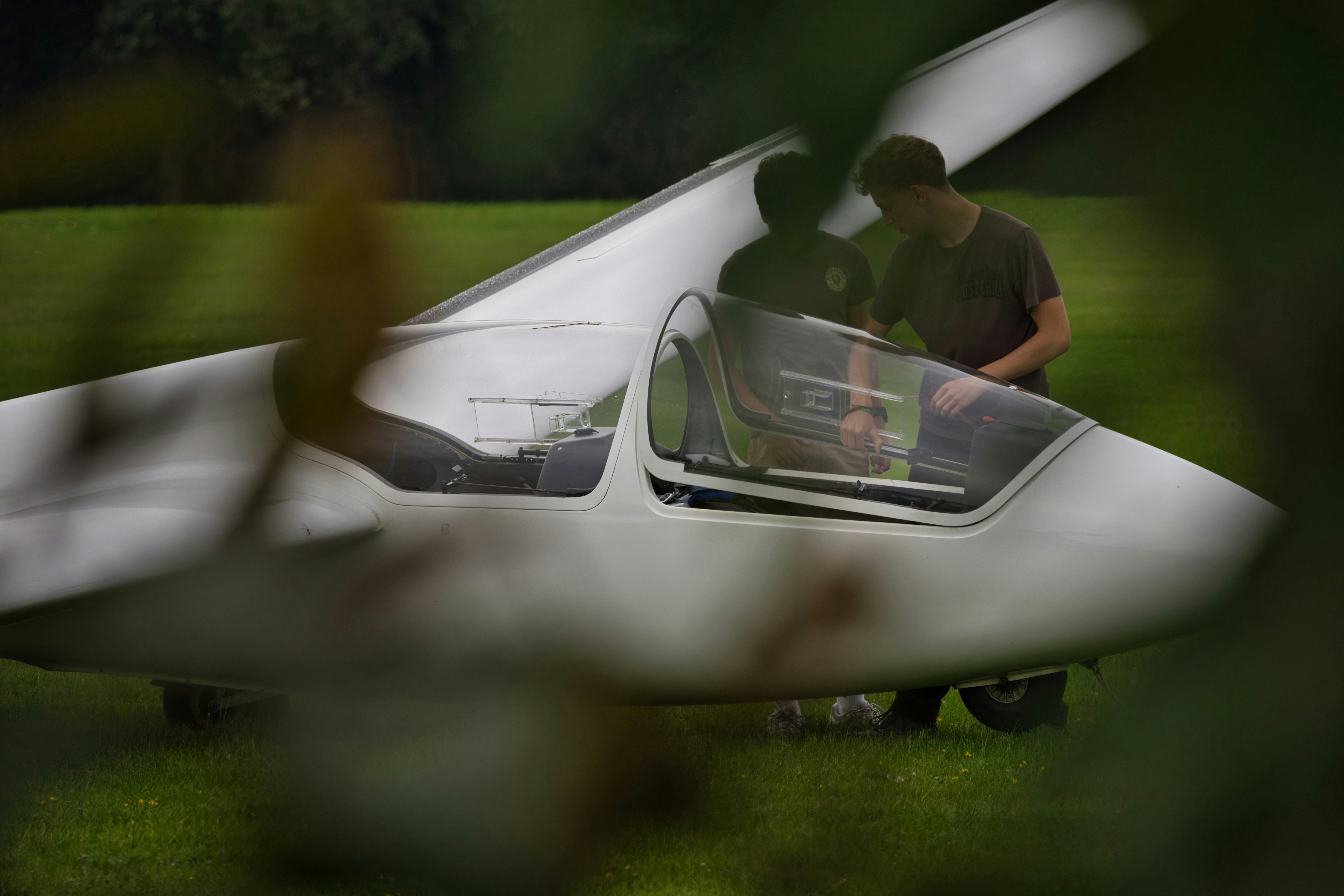 Preparing for Flight: A Glider's Journey