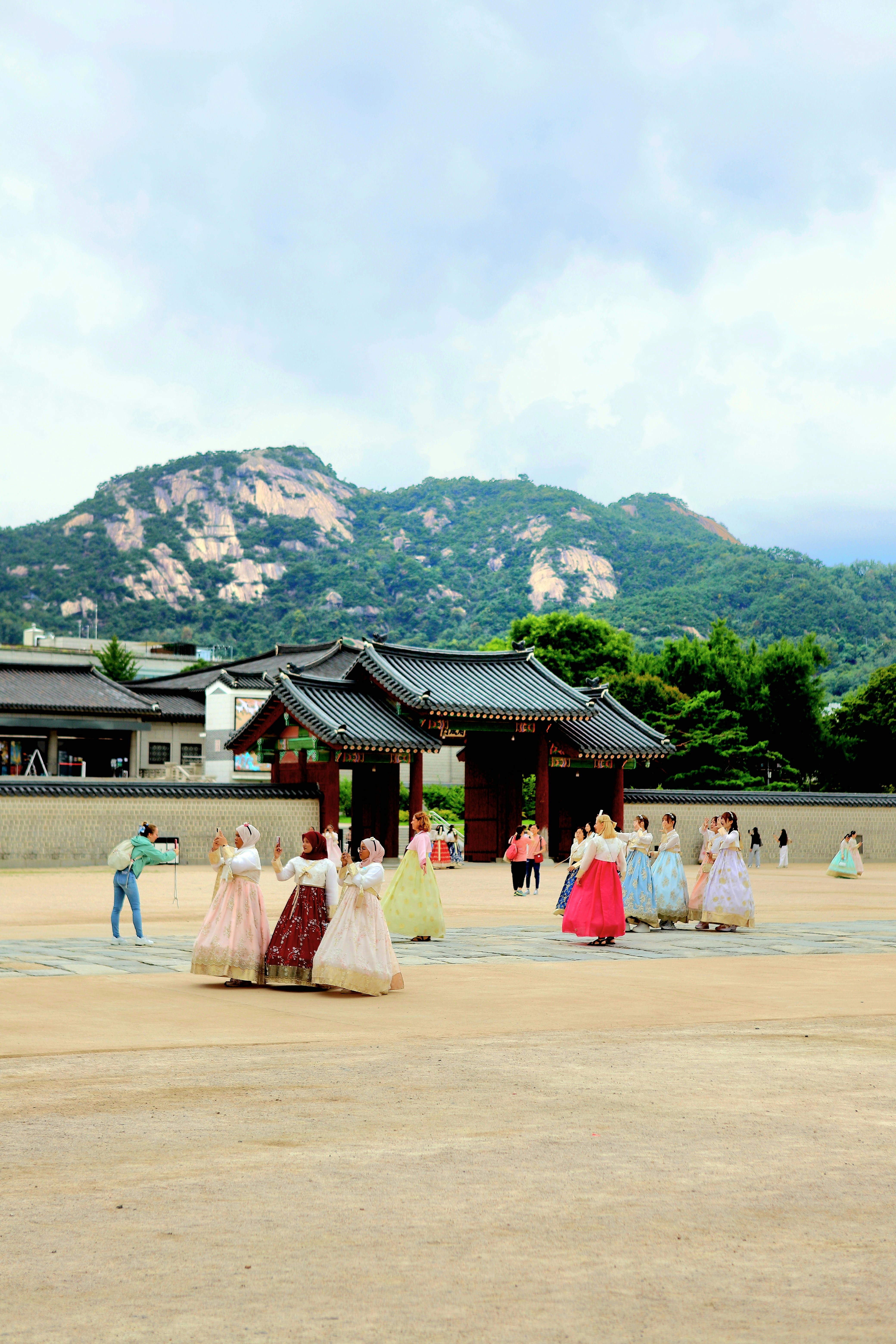Cultural Harmony Amidst Historic Architecture