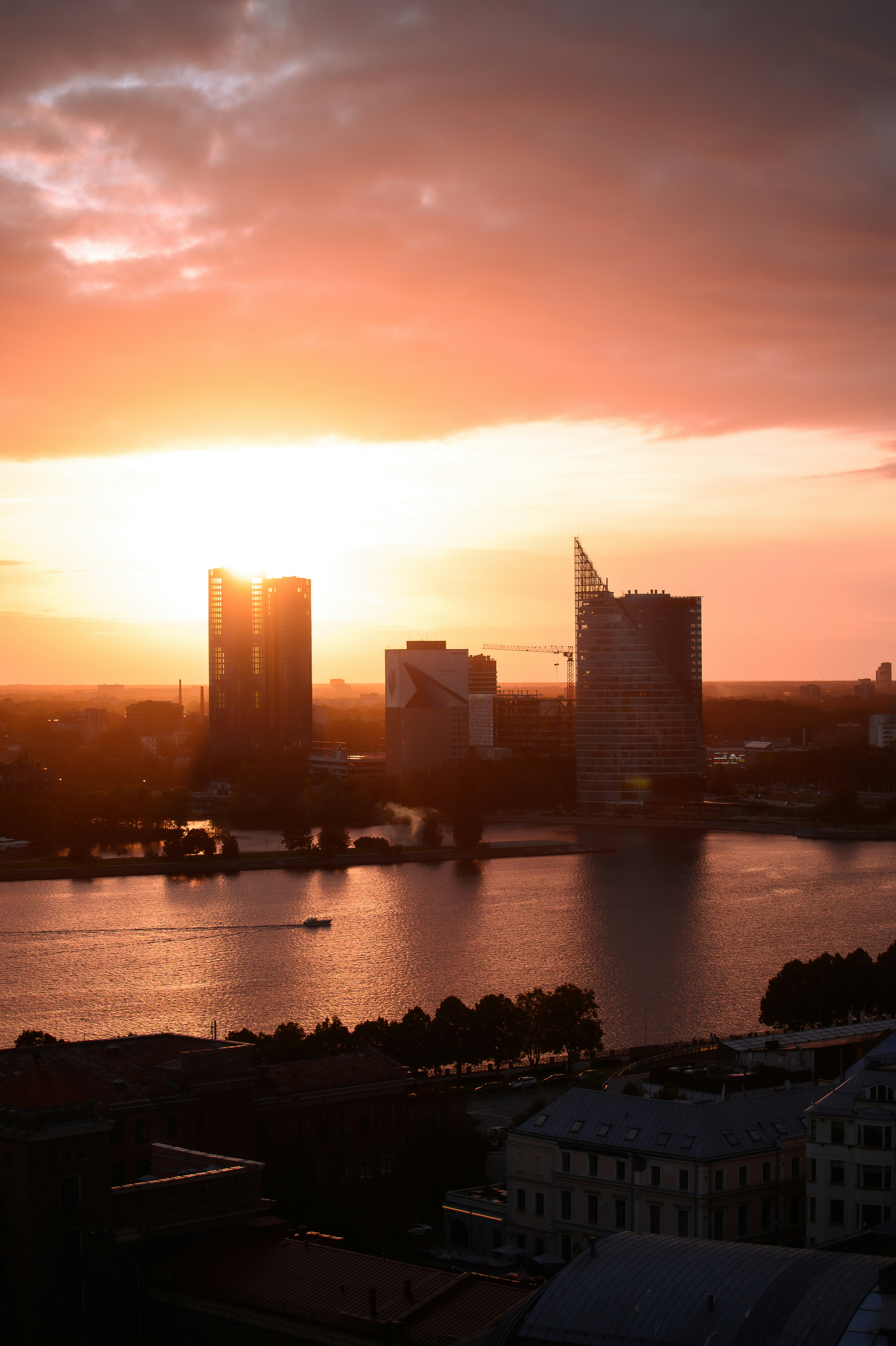 Reflections of Tomorrow: Urban Silhouettes at Dusk