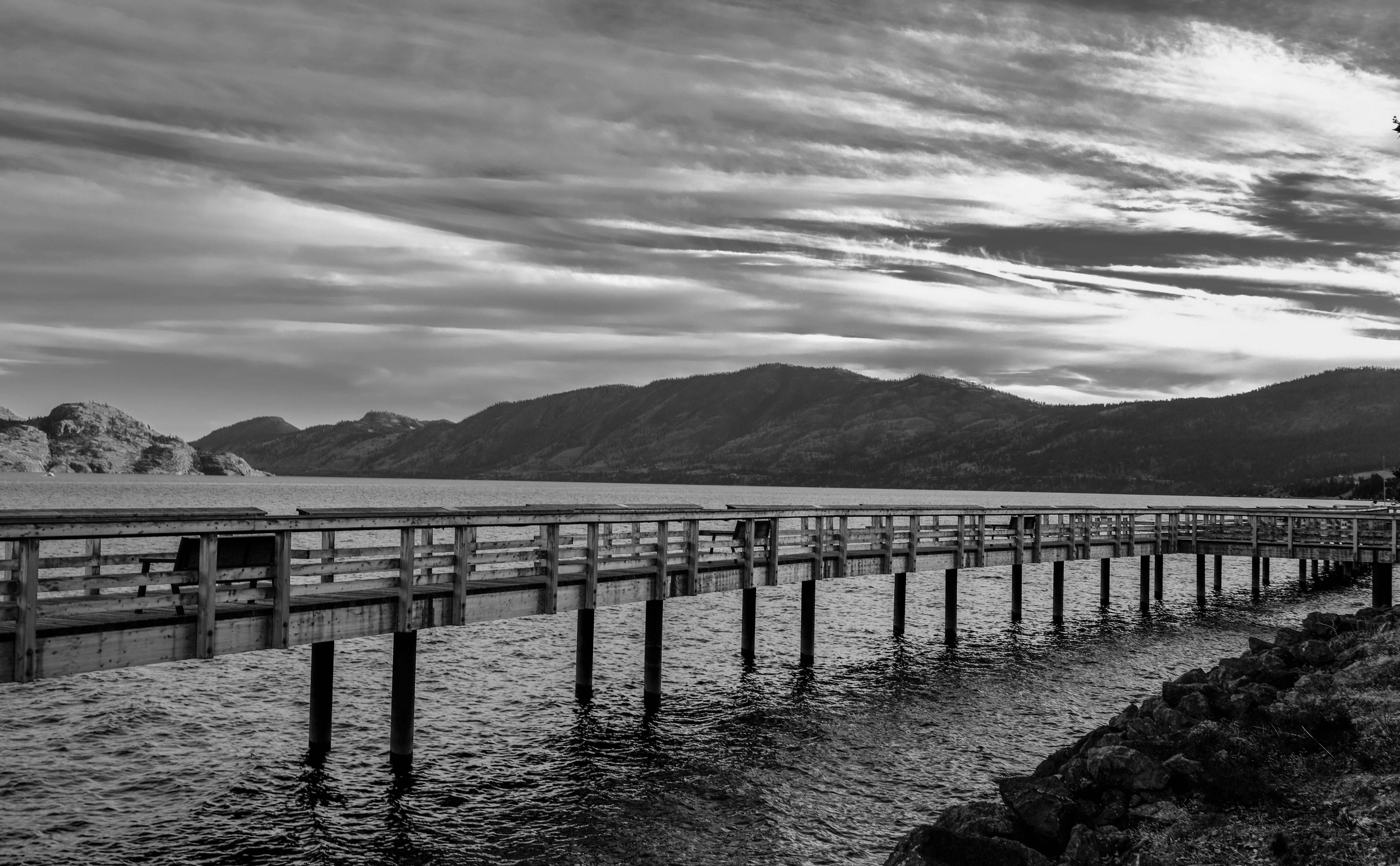 Whispers of the Lake: A Pier's Solitude