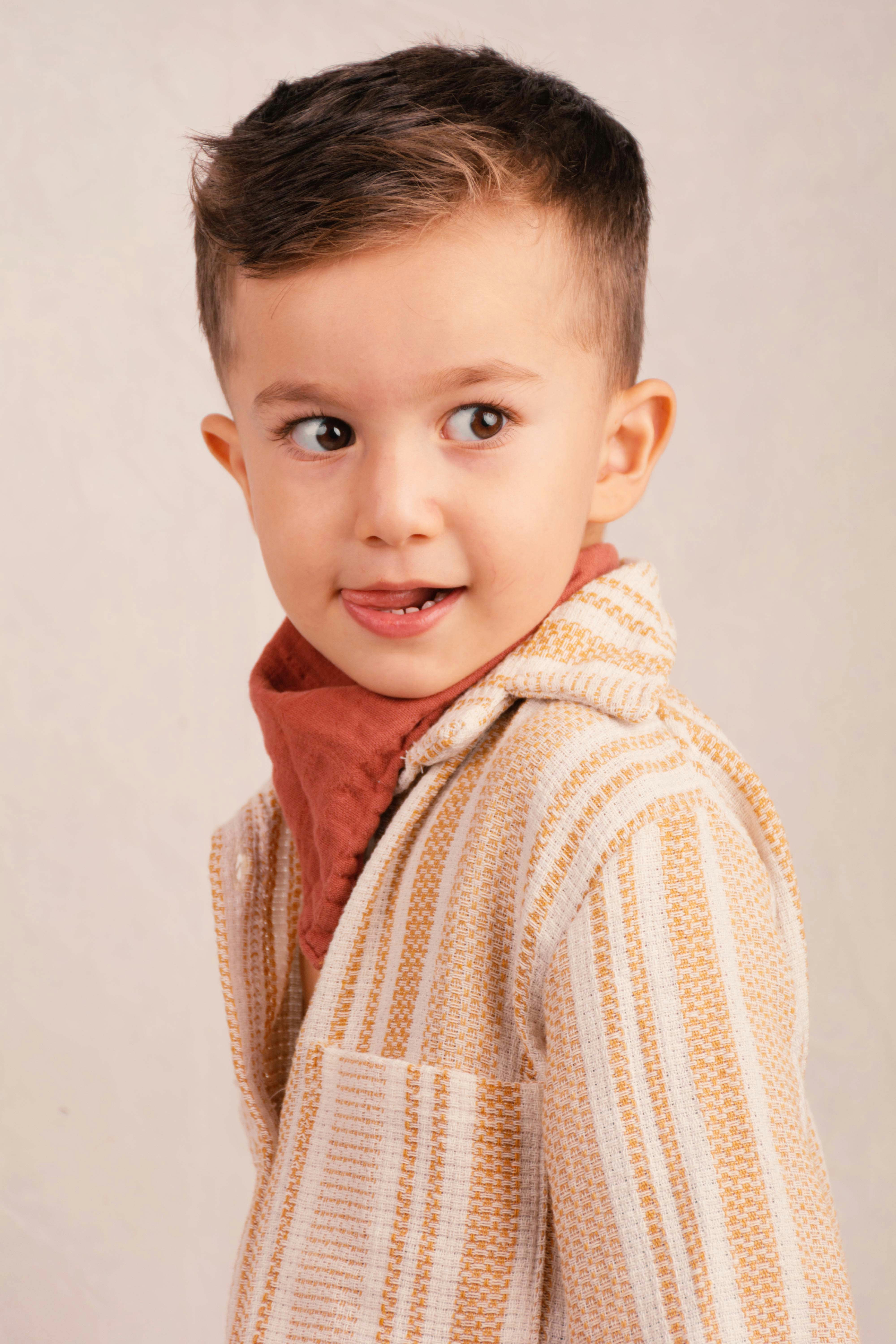 Whimsical Charm: A Young Explorer's Gaze