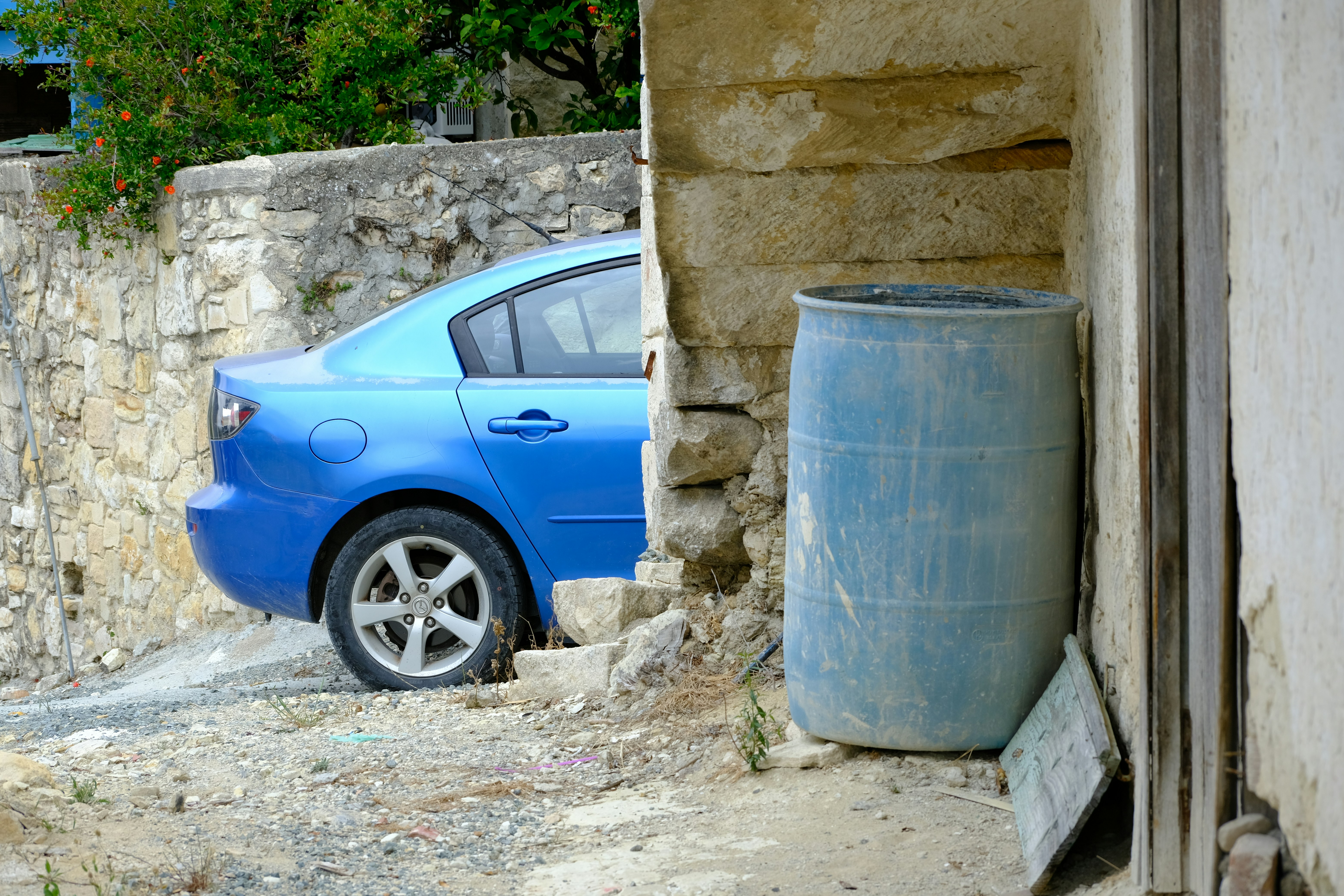 Urban Serenity: The Hidden Blue