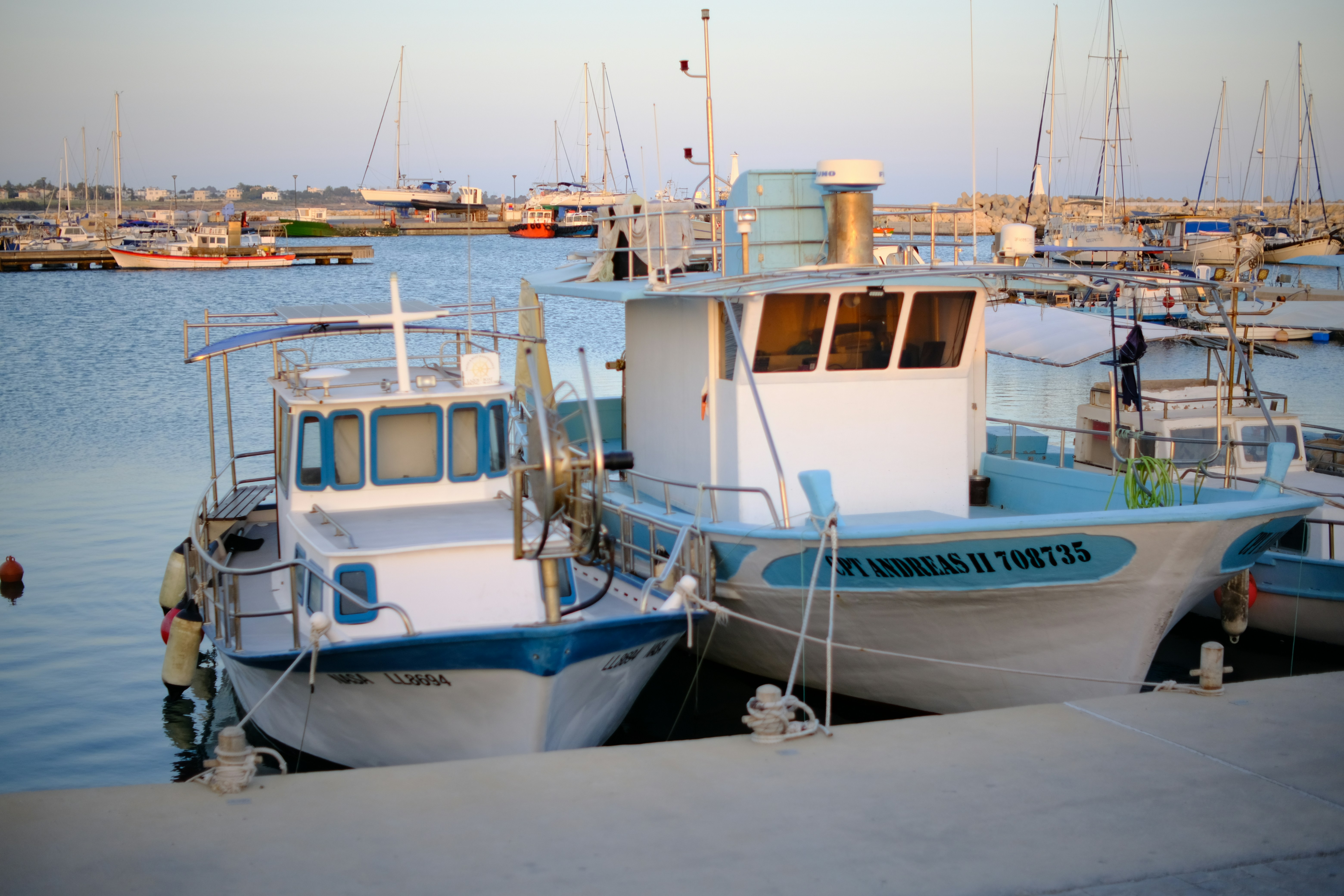 Harbor Serenity: A Quiet Evening at the Docks