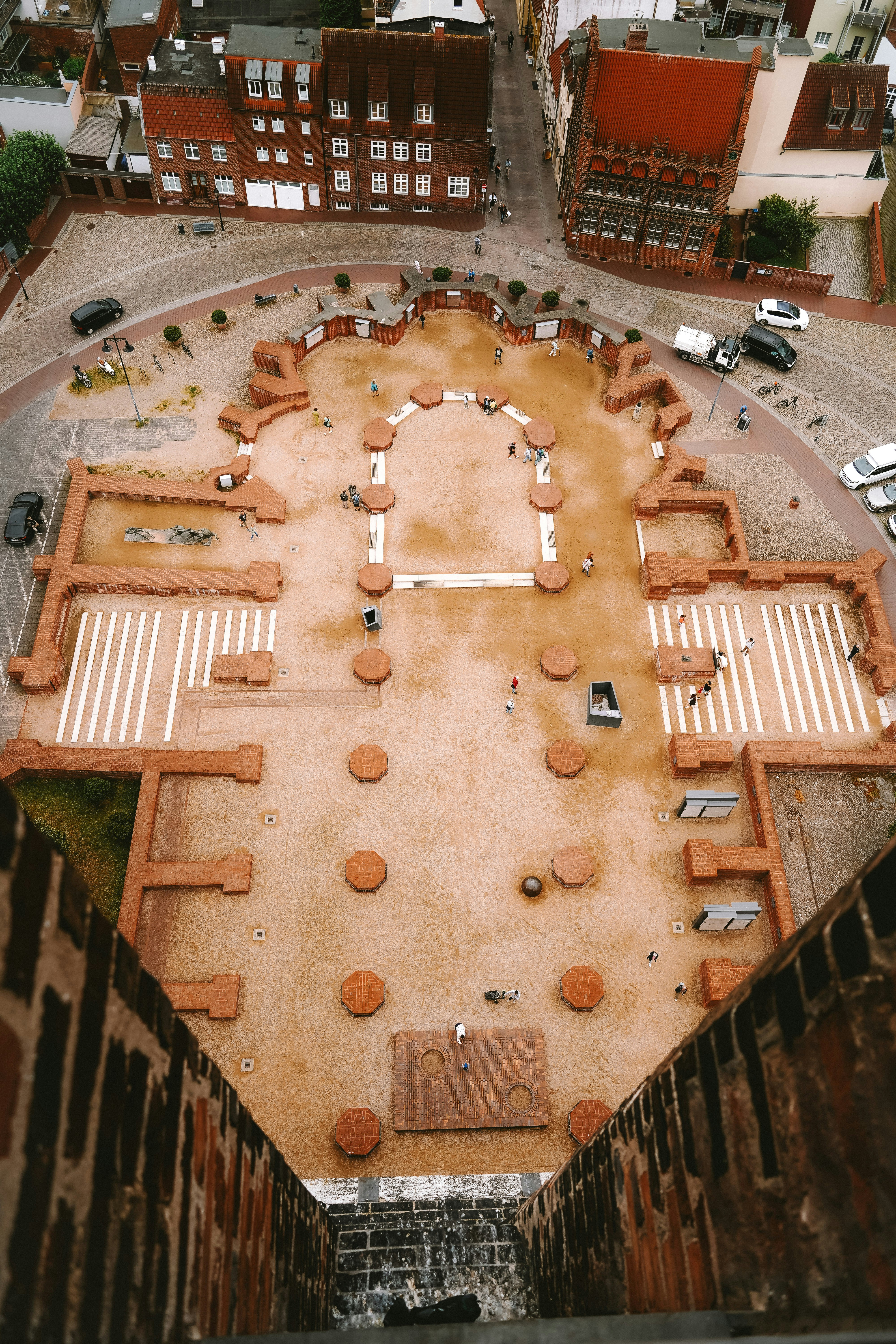 Echoes of History: A Bird's Eye View of Urban Ruins
