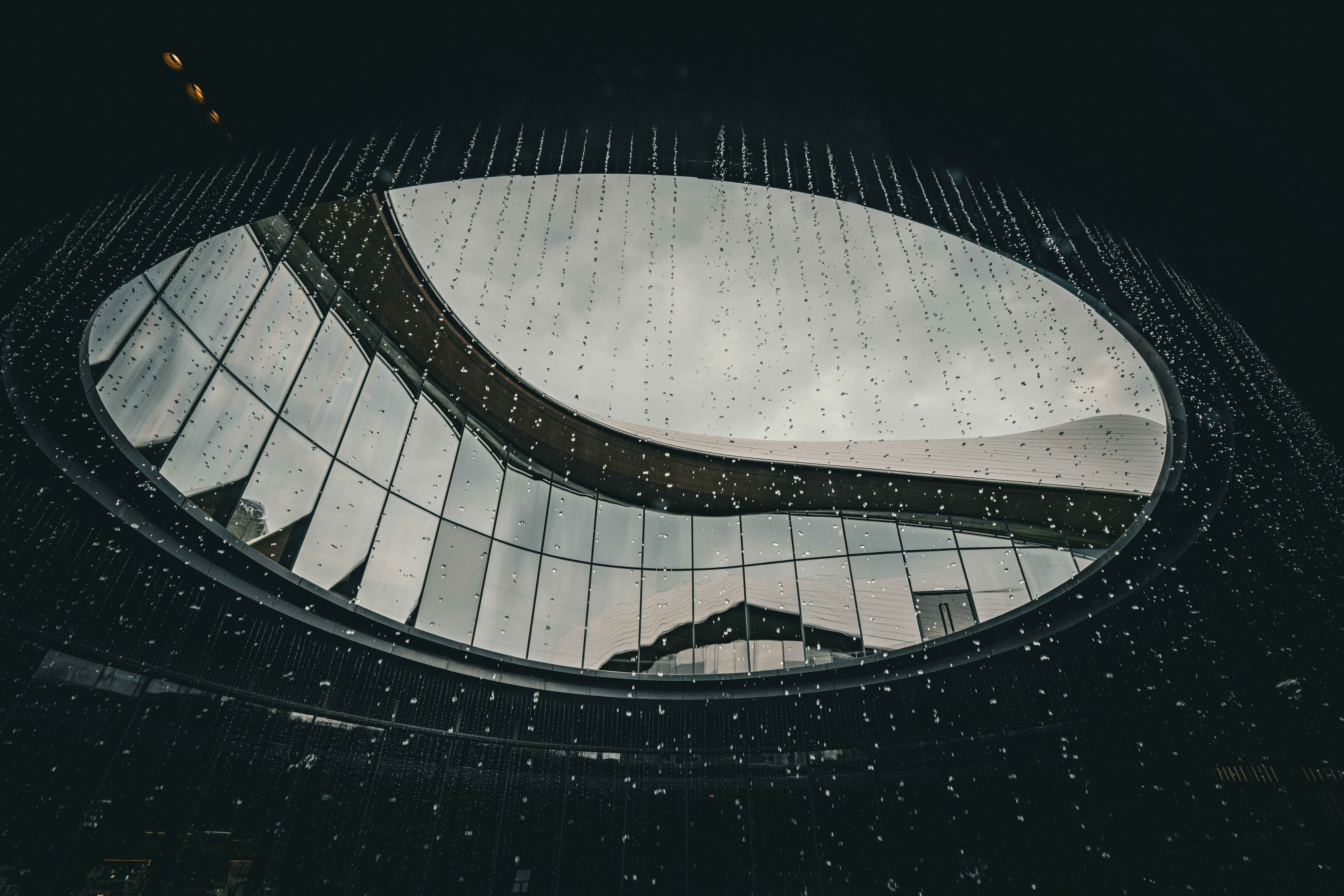 Reflections Through the Veil of Rain