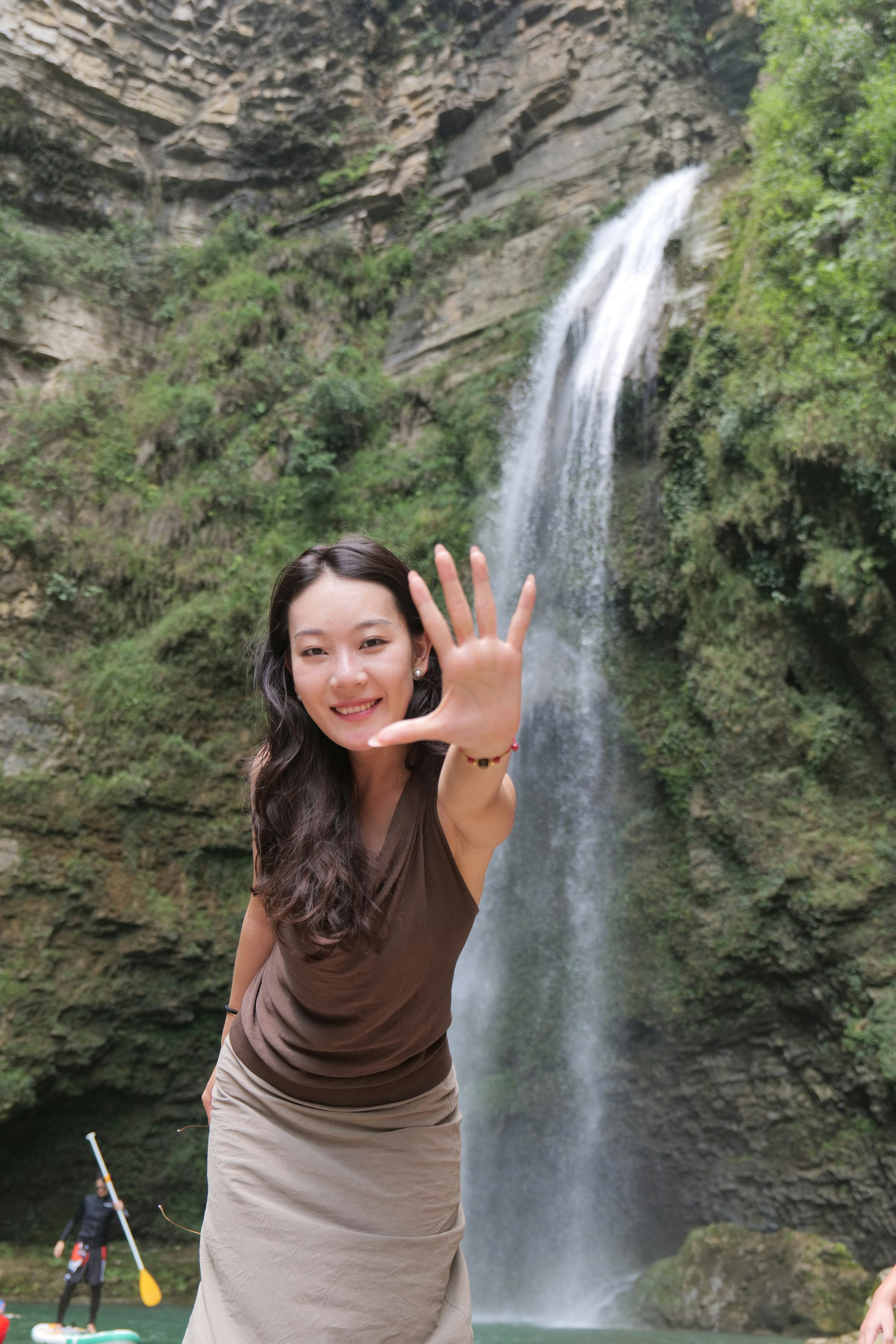 Embracing Nature's Cascade