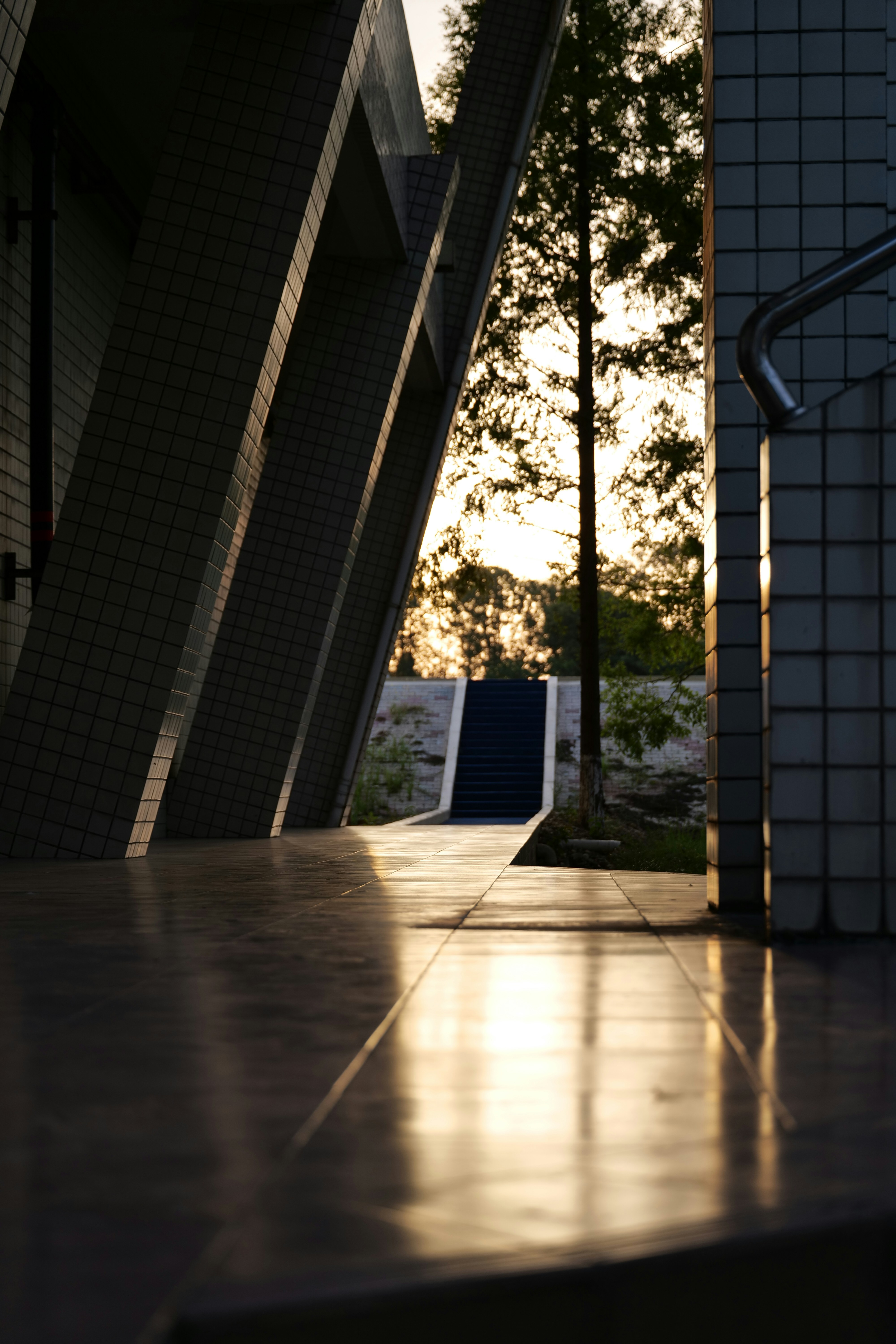 Architectural Harmony at Dusk