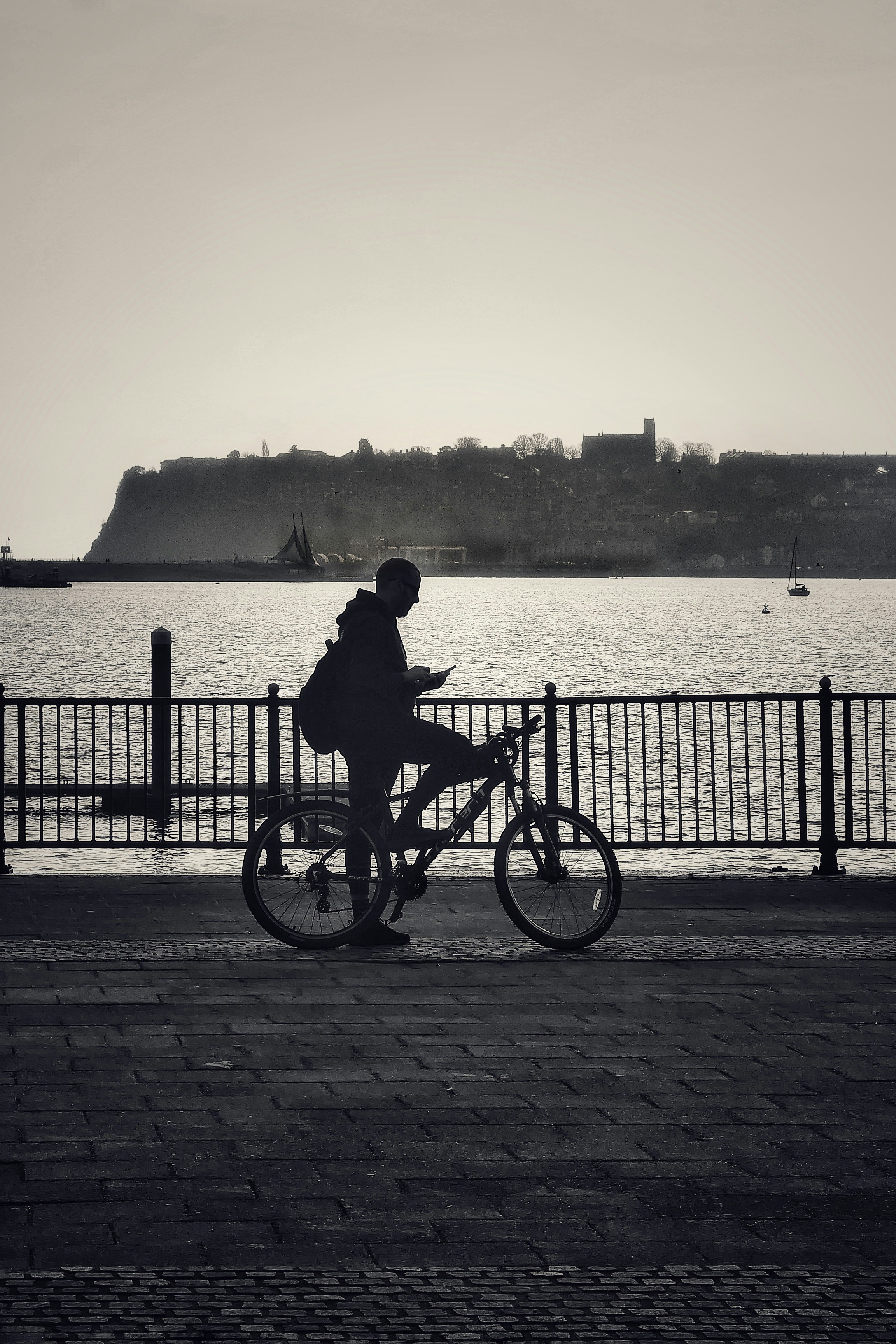A Moment of Solitude by the Water's Edge