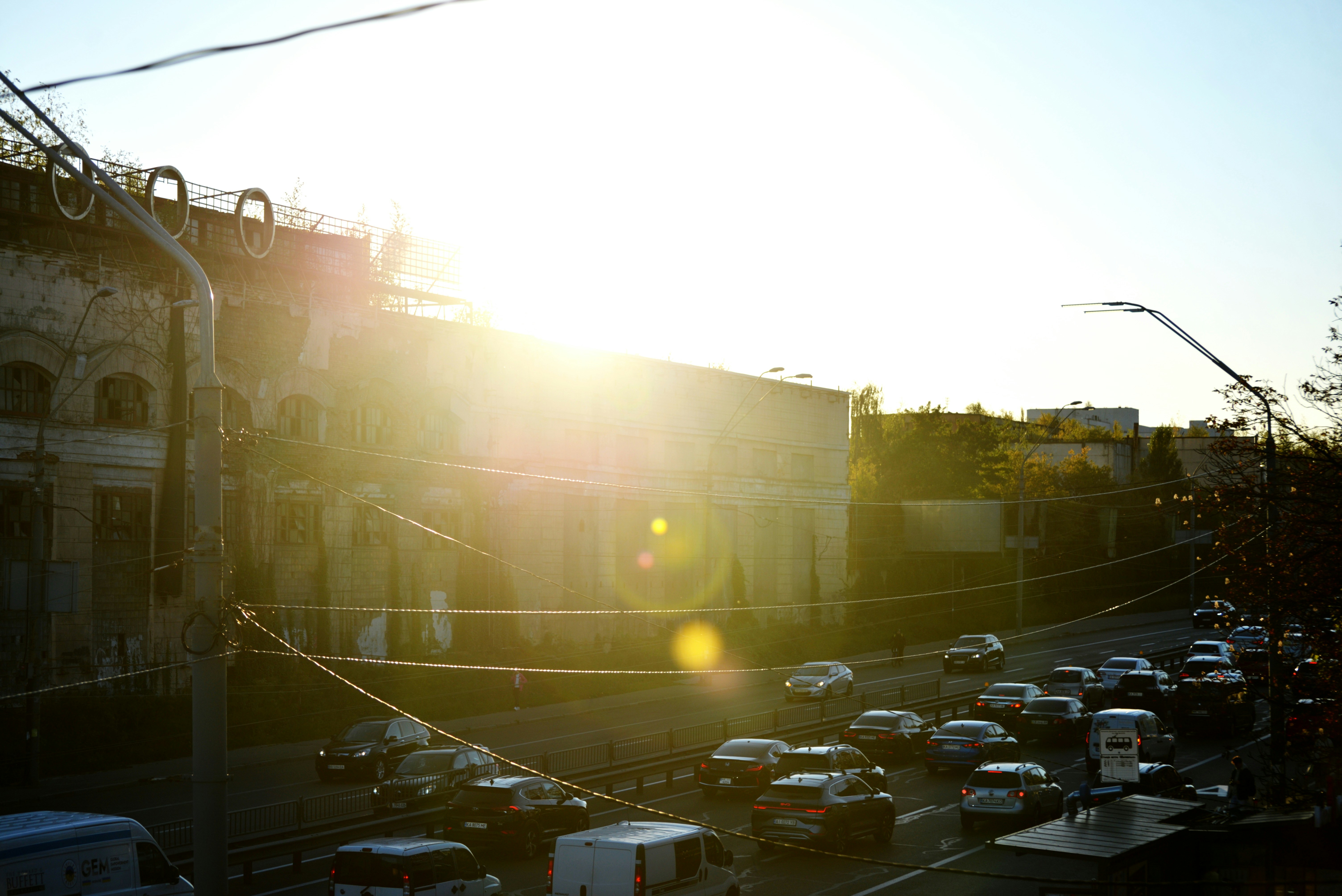 Urban Glow: The Evening Rush