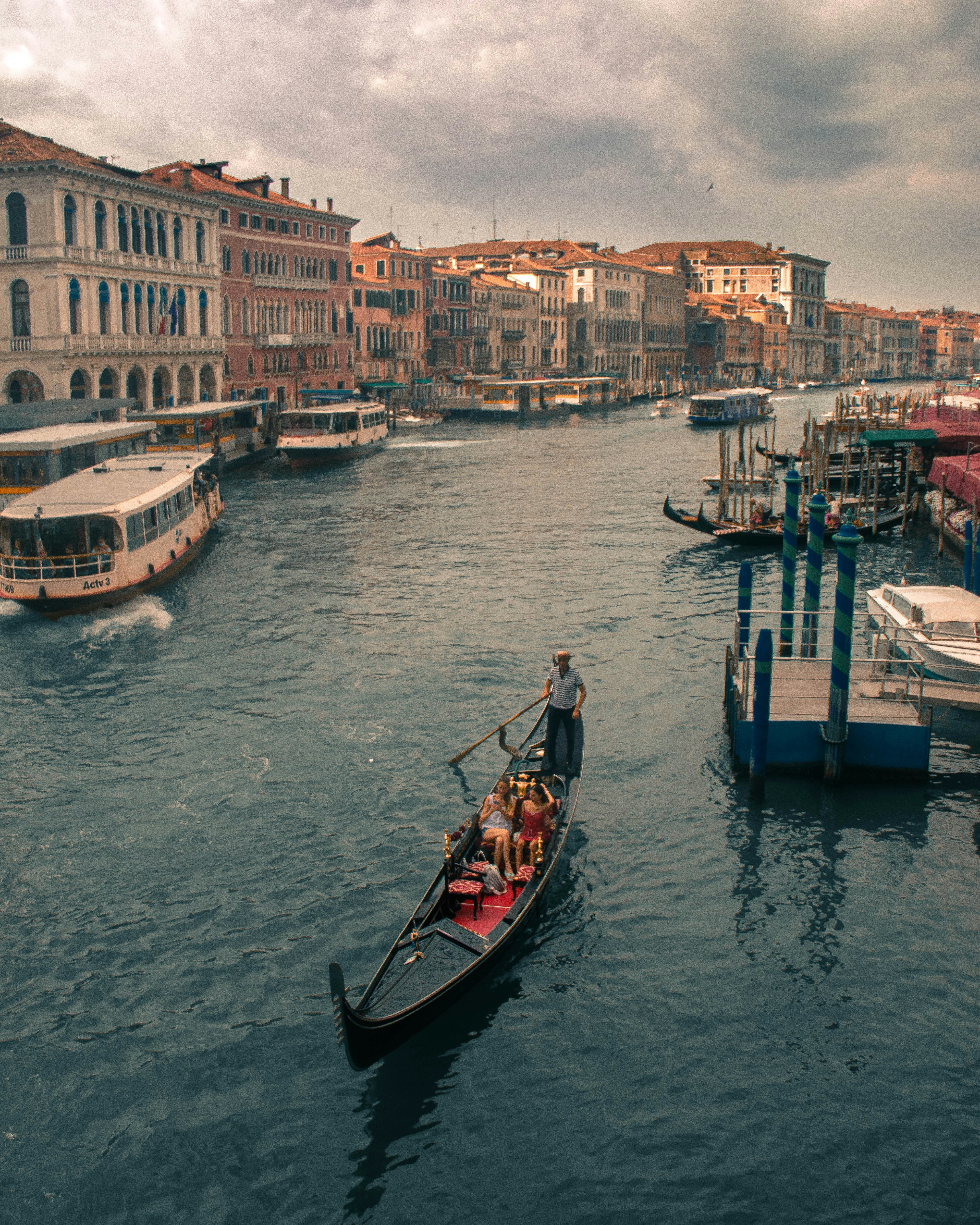 Venetian Serenity: A Gondola's Journey Through Time