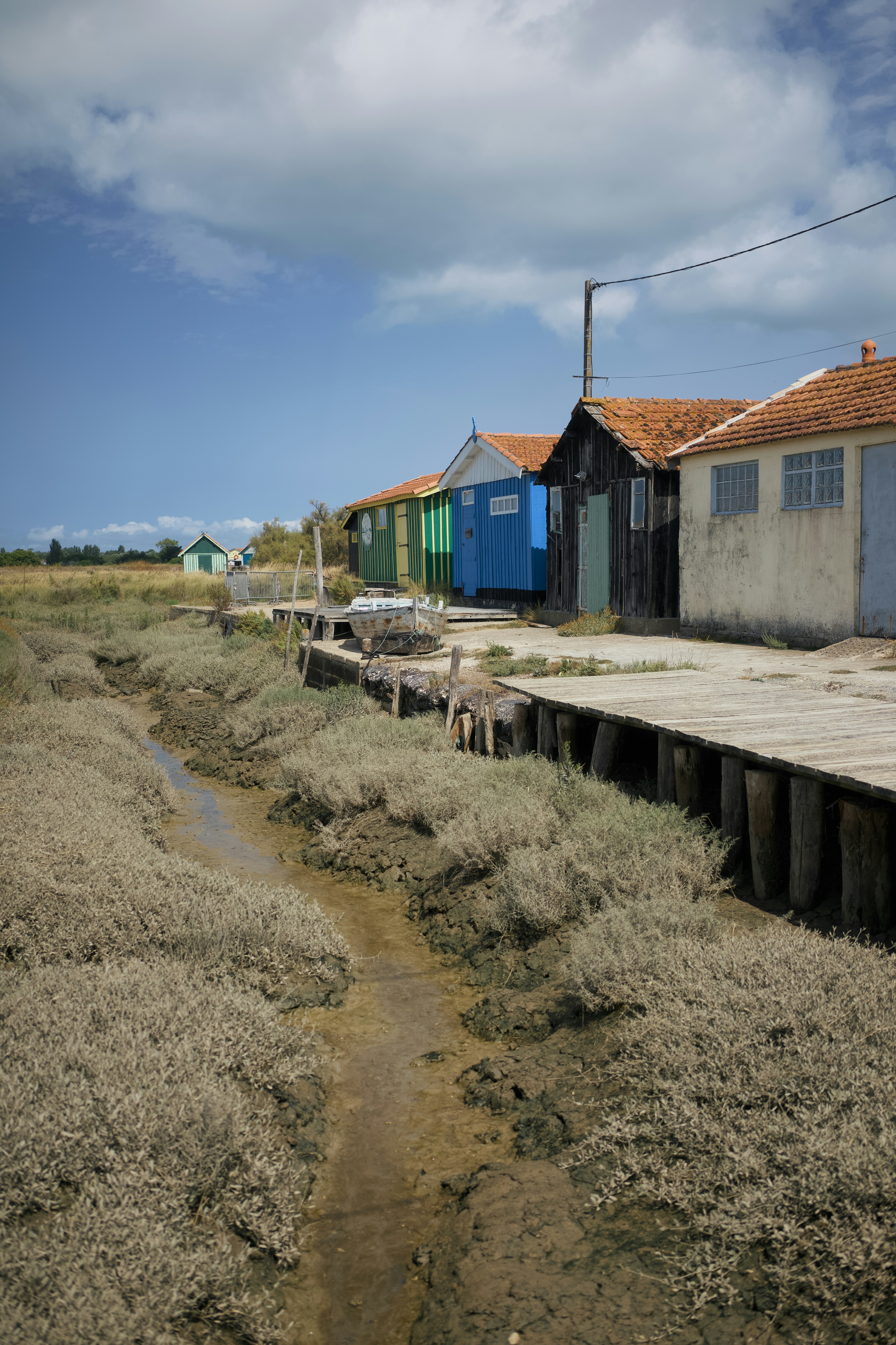 Colorful Reflections of Coastal Life