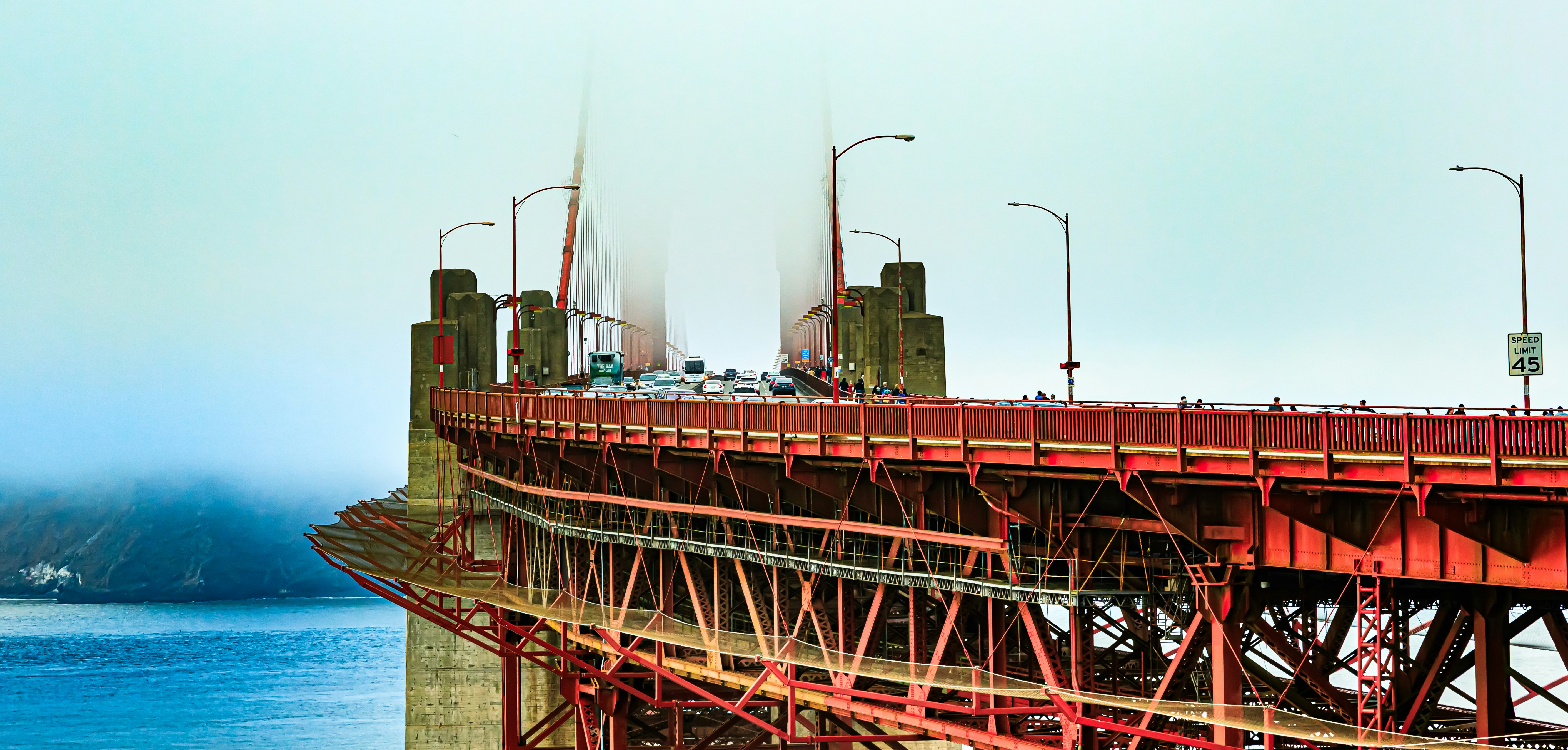 Veiled in Mist: The Golden Gate's Silent Majesty