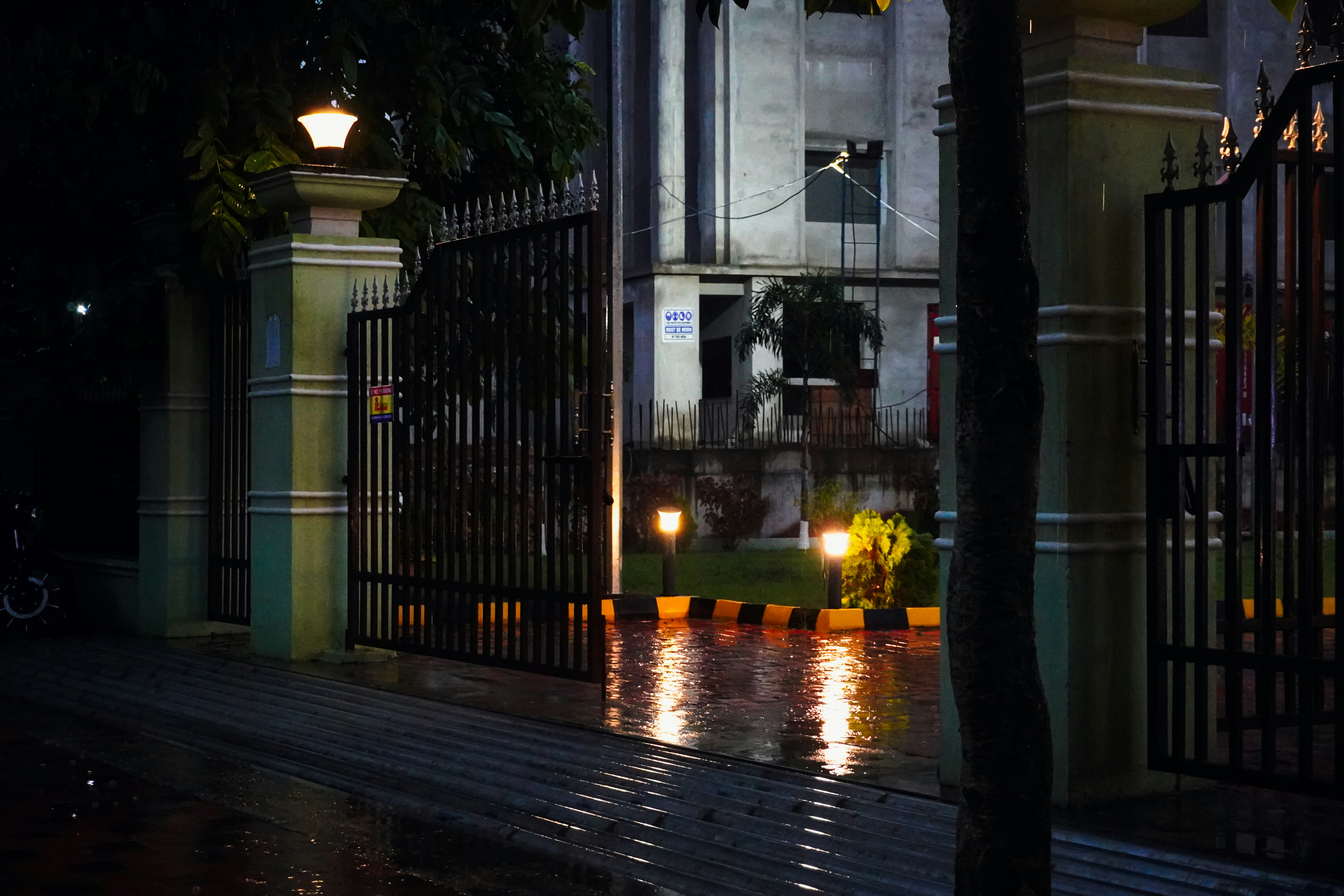 Nocturnal Entrance: A Gateway to Mystery