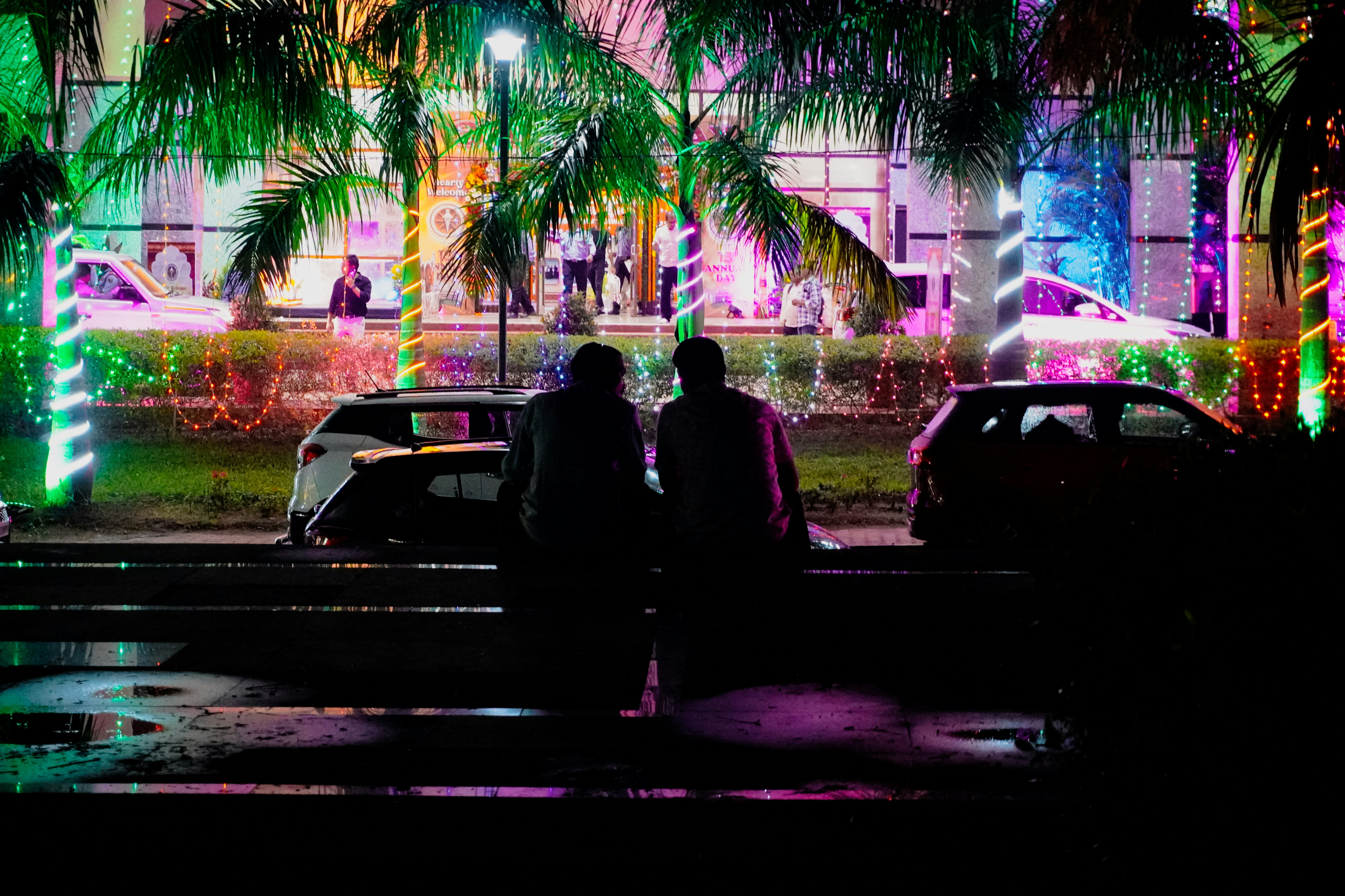 Whispers Under Neon Lights