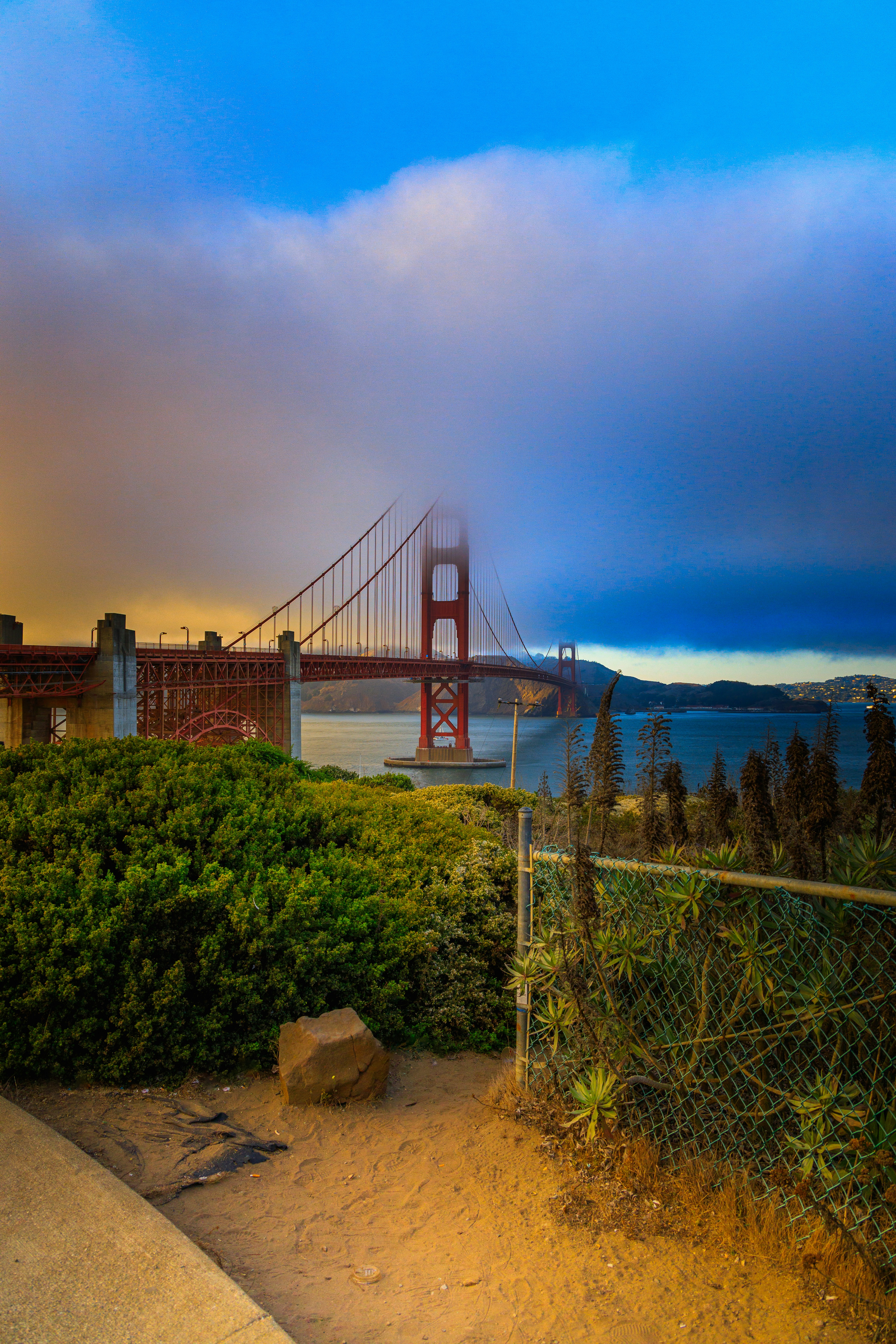 Velvet Fog over the Golden Gate: San Francisco’s Red Sentinel