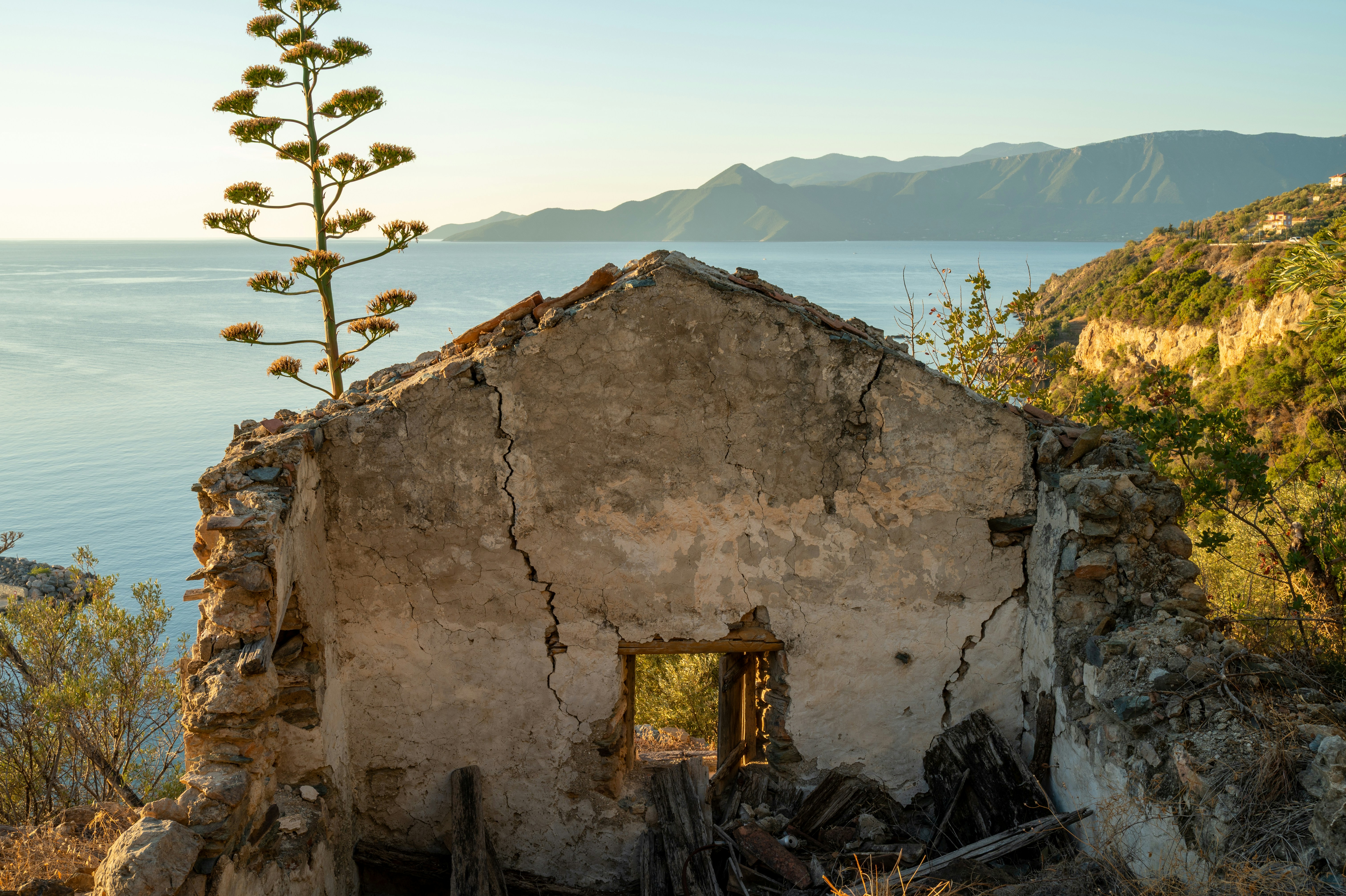 Whispers of the Past Against a Coastal Canvas