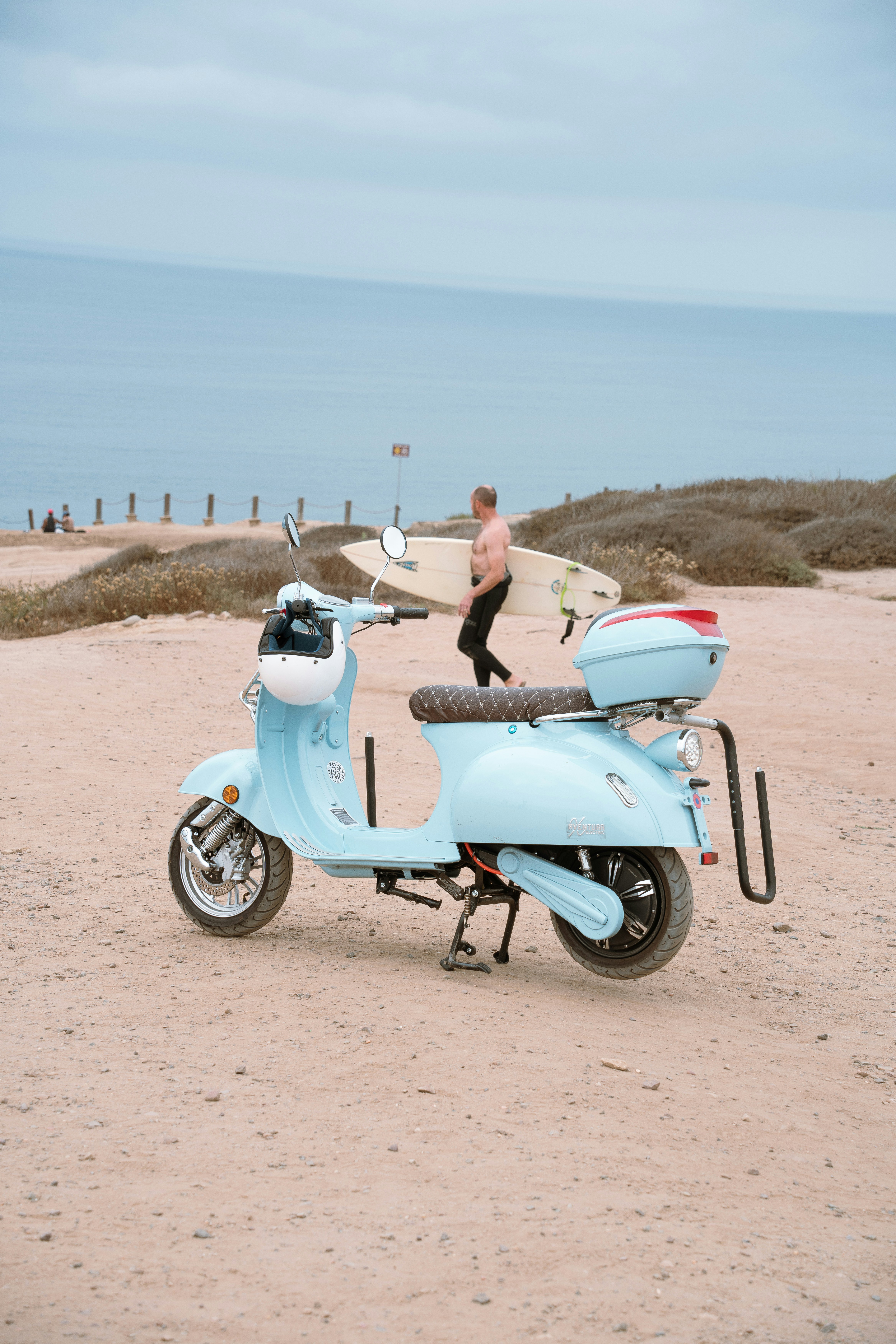 Surfside Serenity: A Day of Waves and Wheels