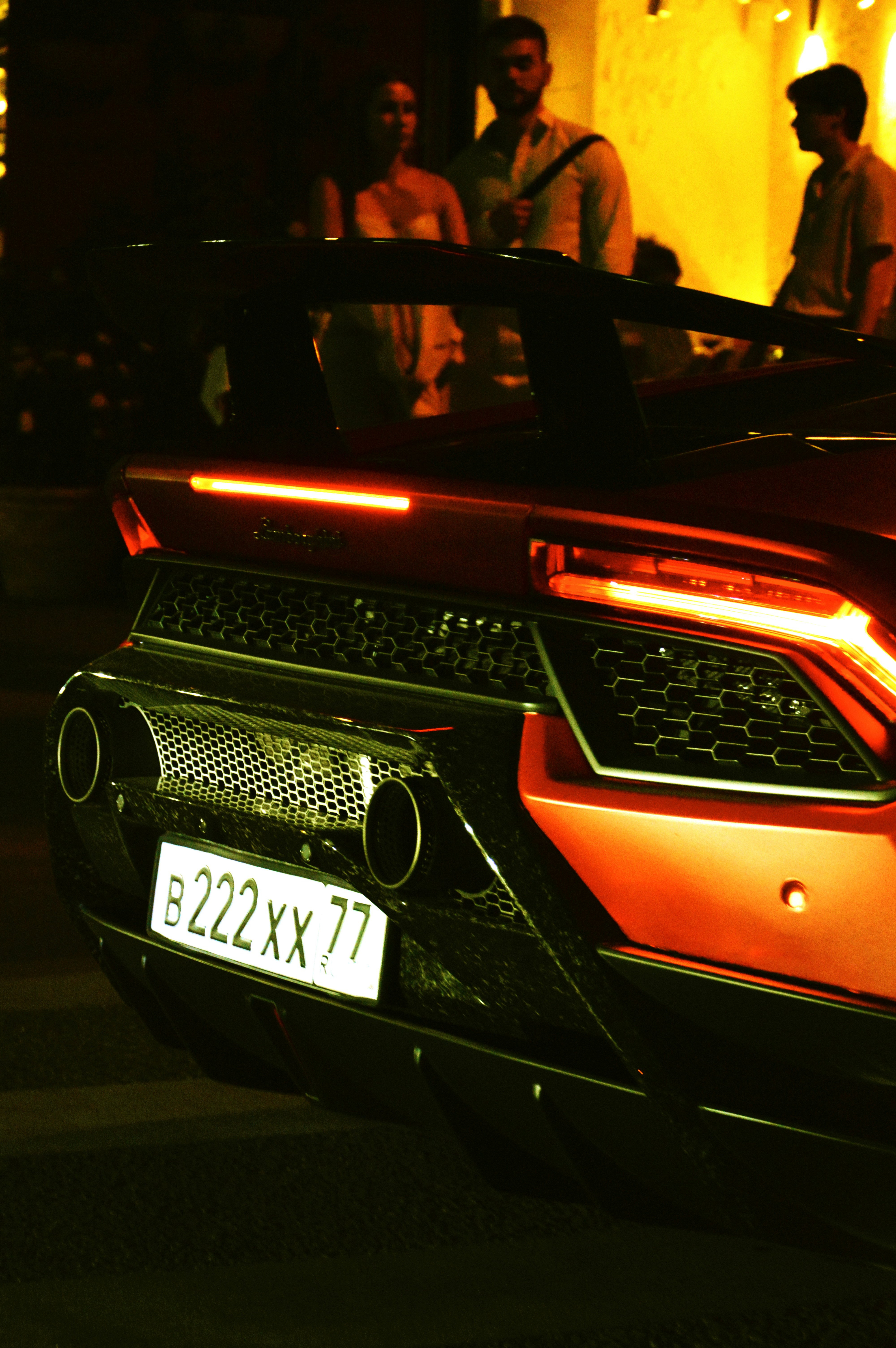 The Roar of Elegance: A Nighttime Encounter with Luxury