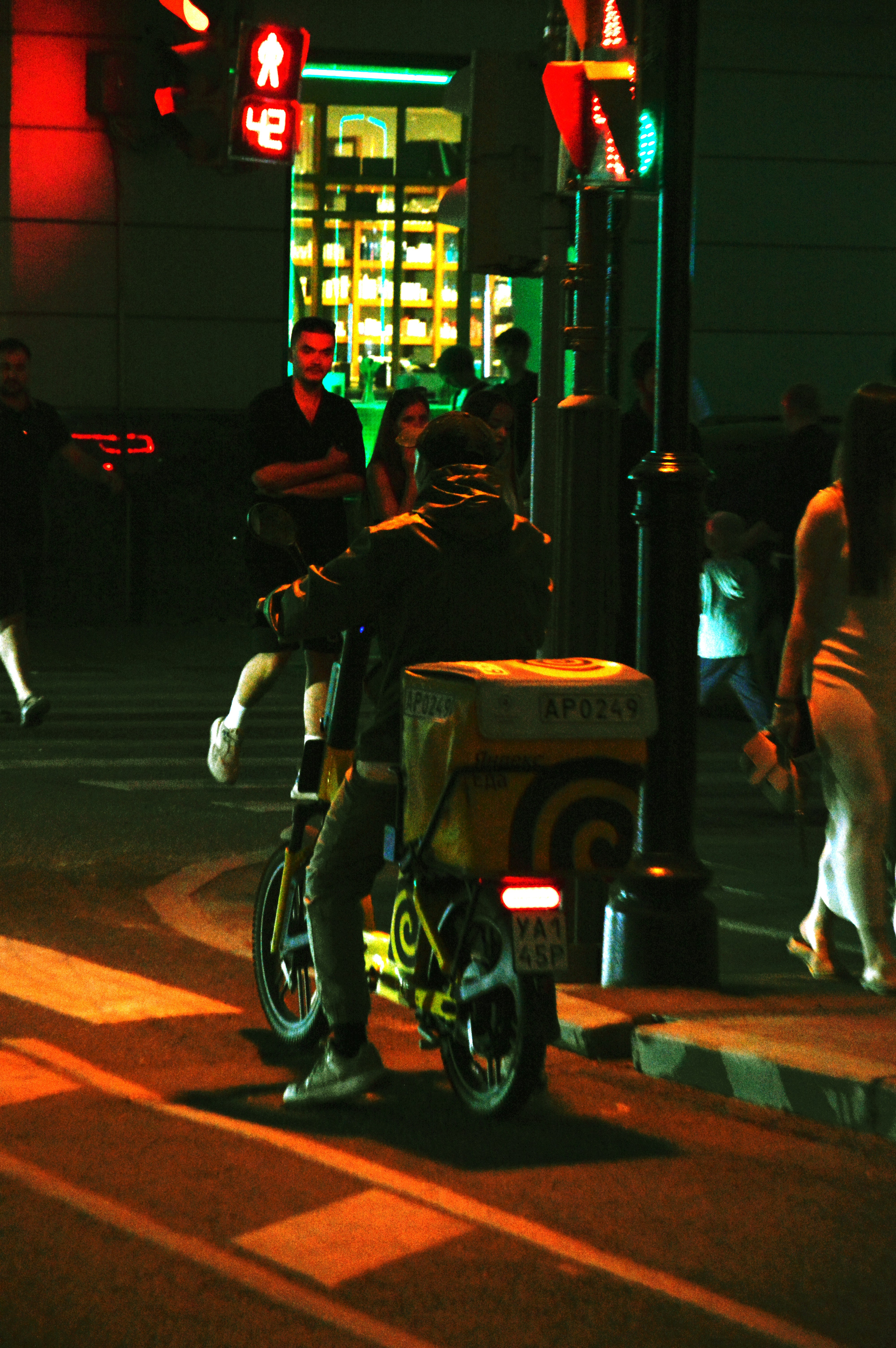 Urban Pulse: The Night Rider's Journey