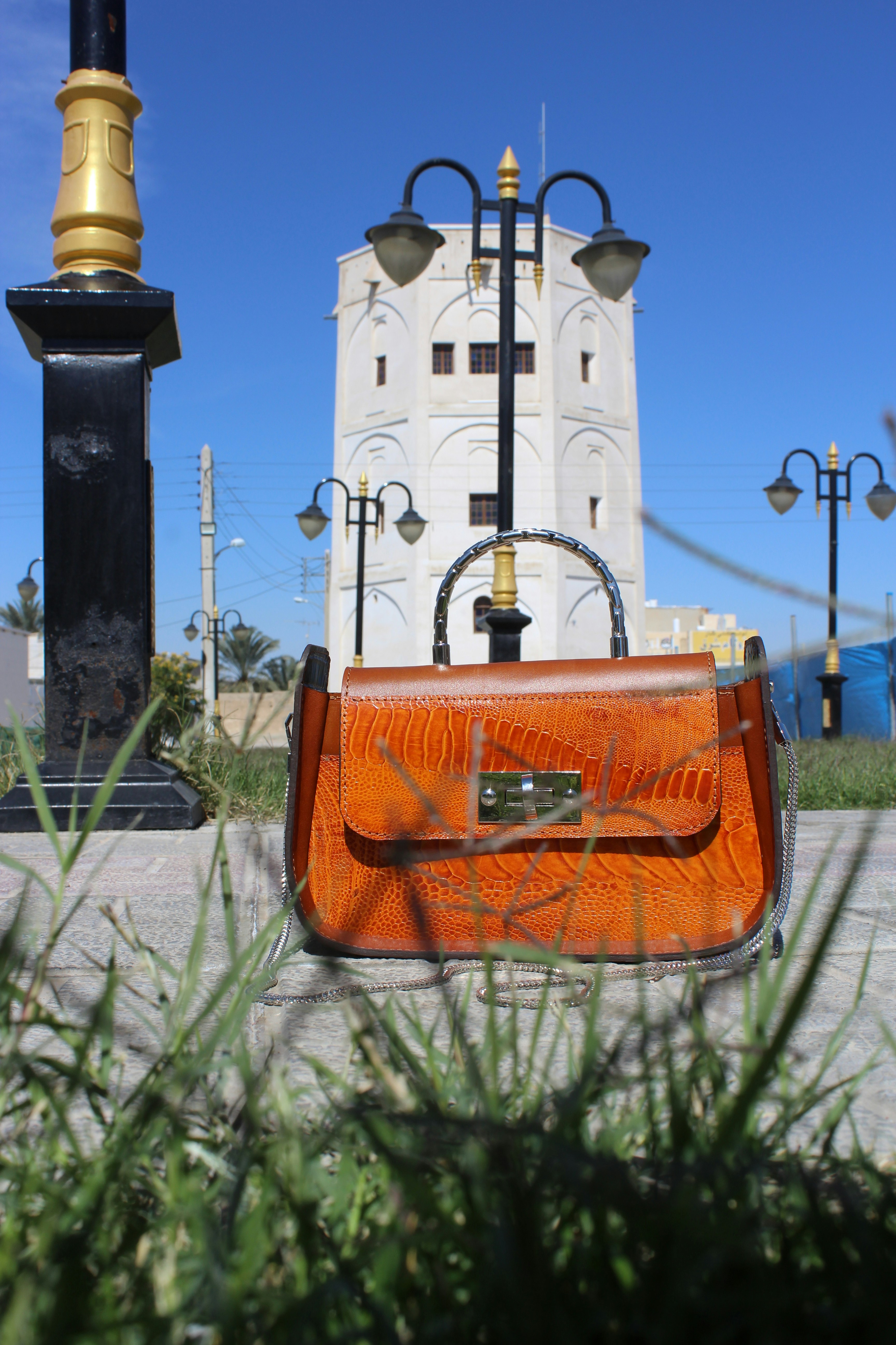 Urban Elegance: A Handbag's Journey