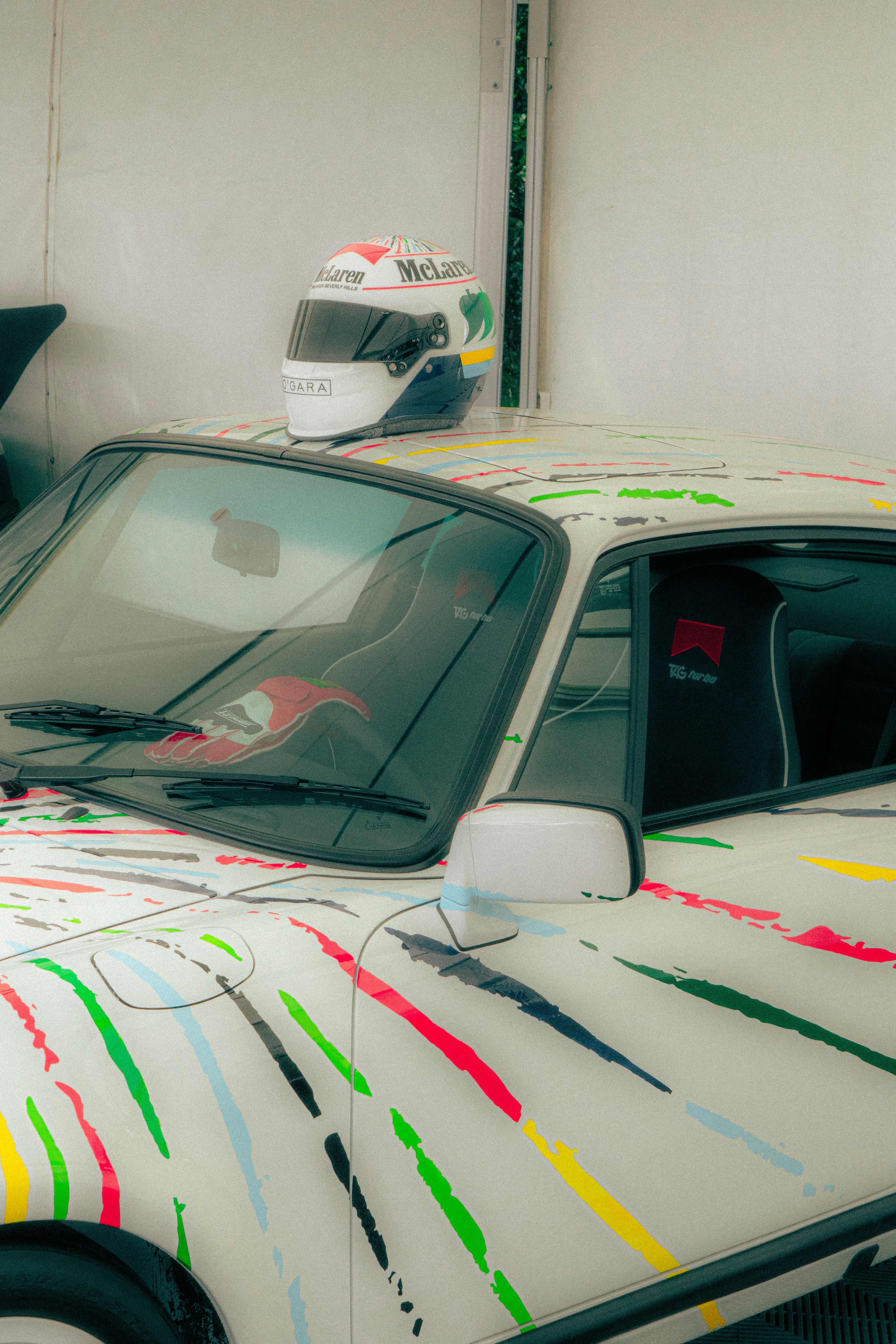 Racing Spirit: A Colorful Tribute on Wheels