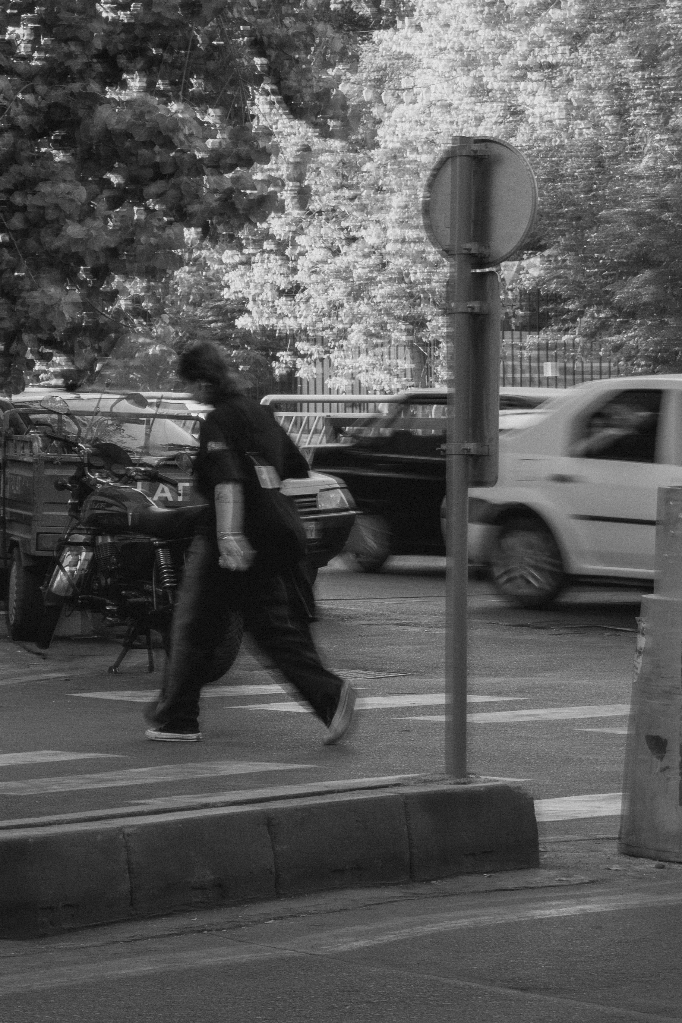 Urban Rhythm: A Moment in Motion