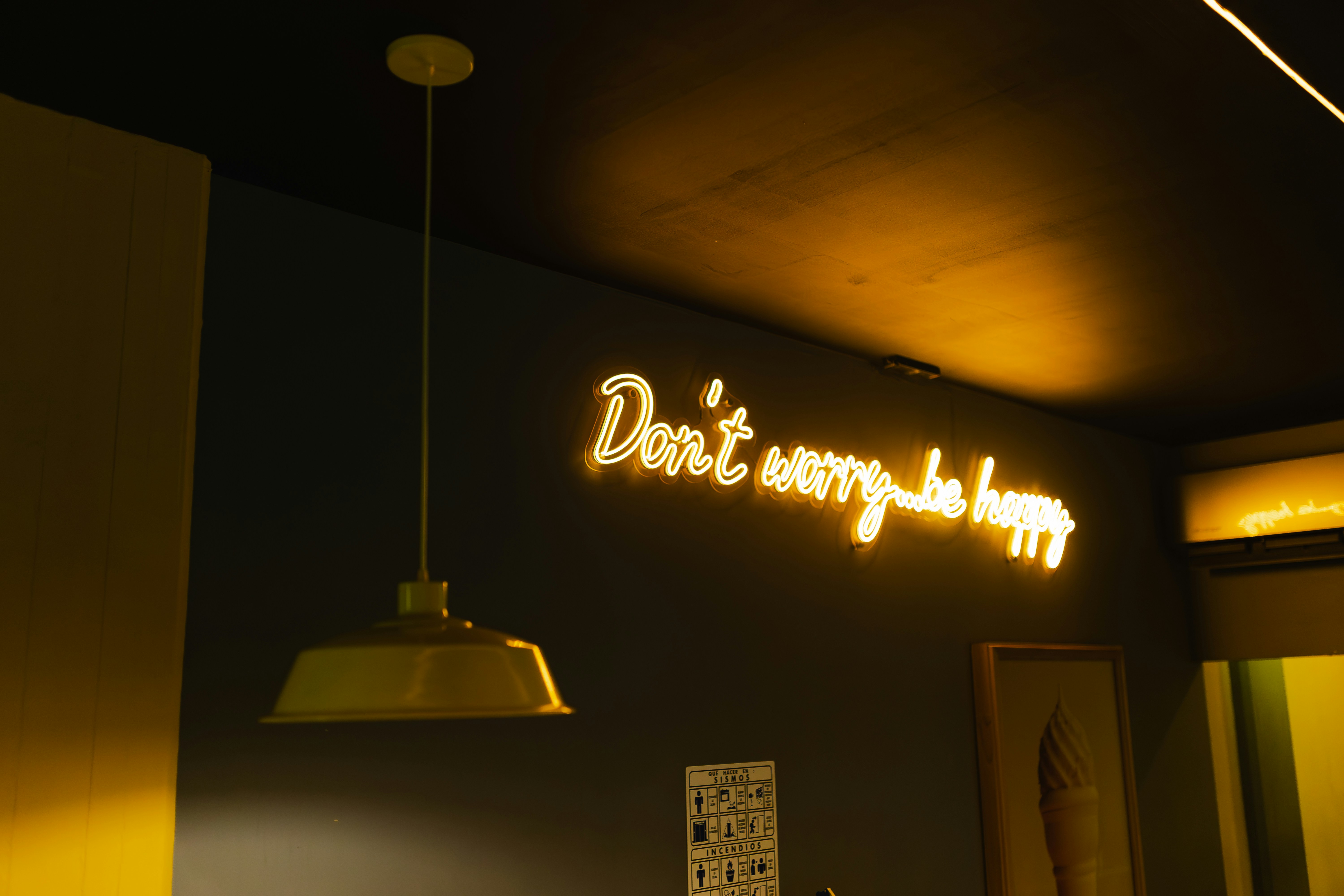 Illuminated Optimism in a Cozy Corner