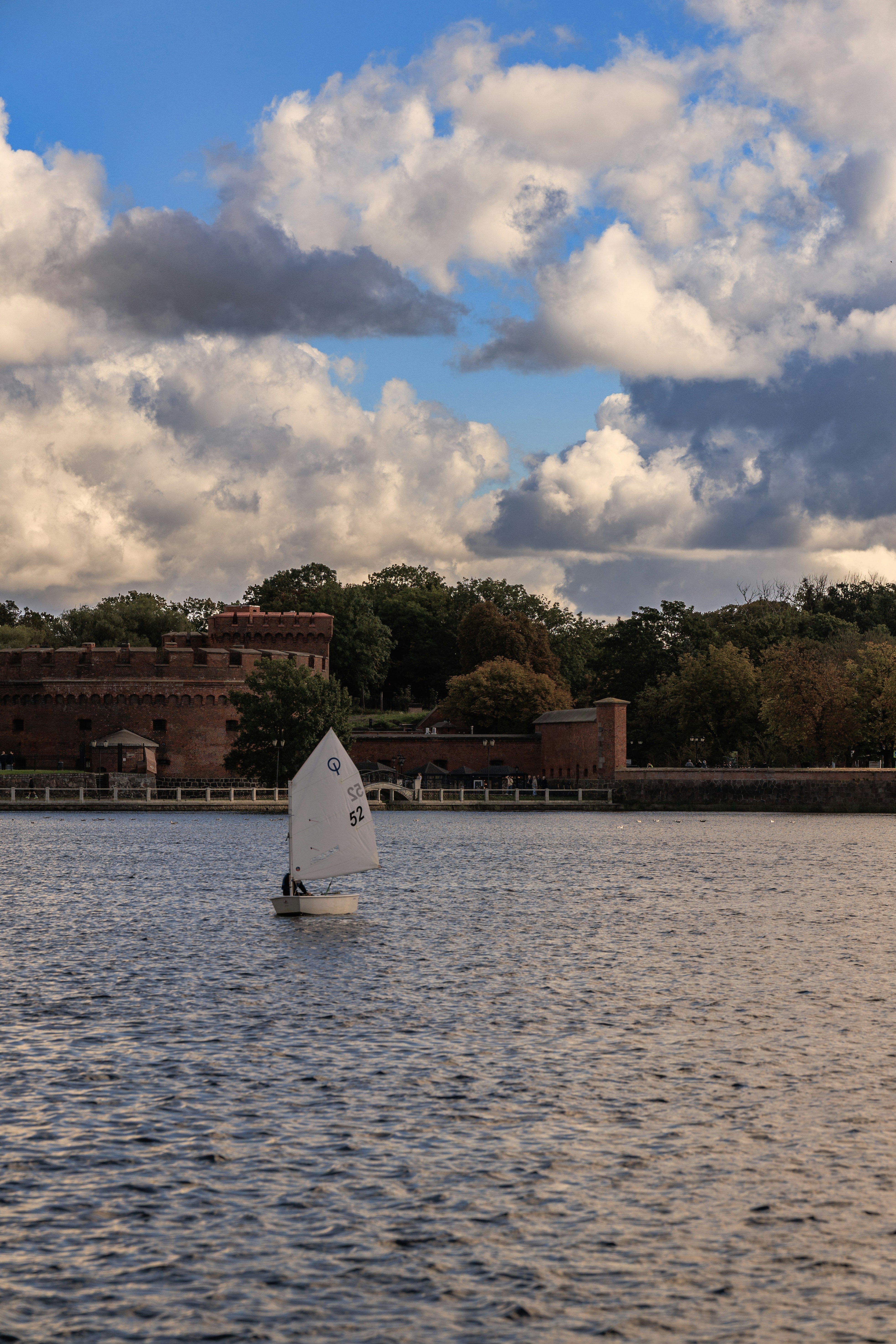 Sailing Serenity Amidst Historic Fortifications