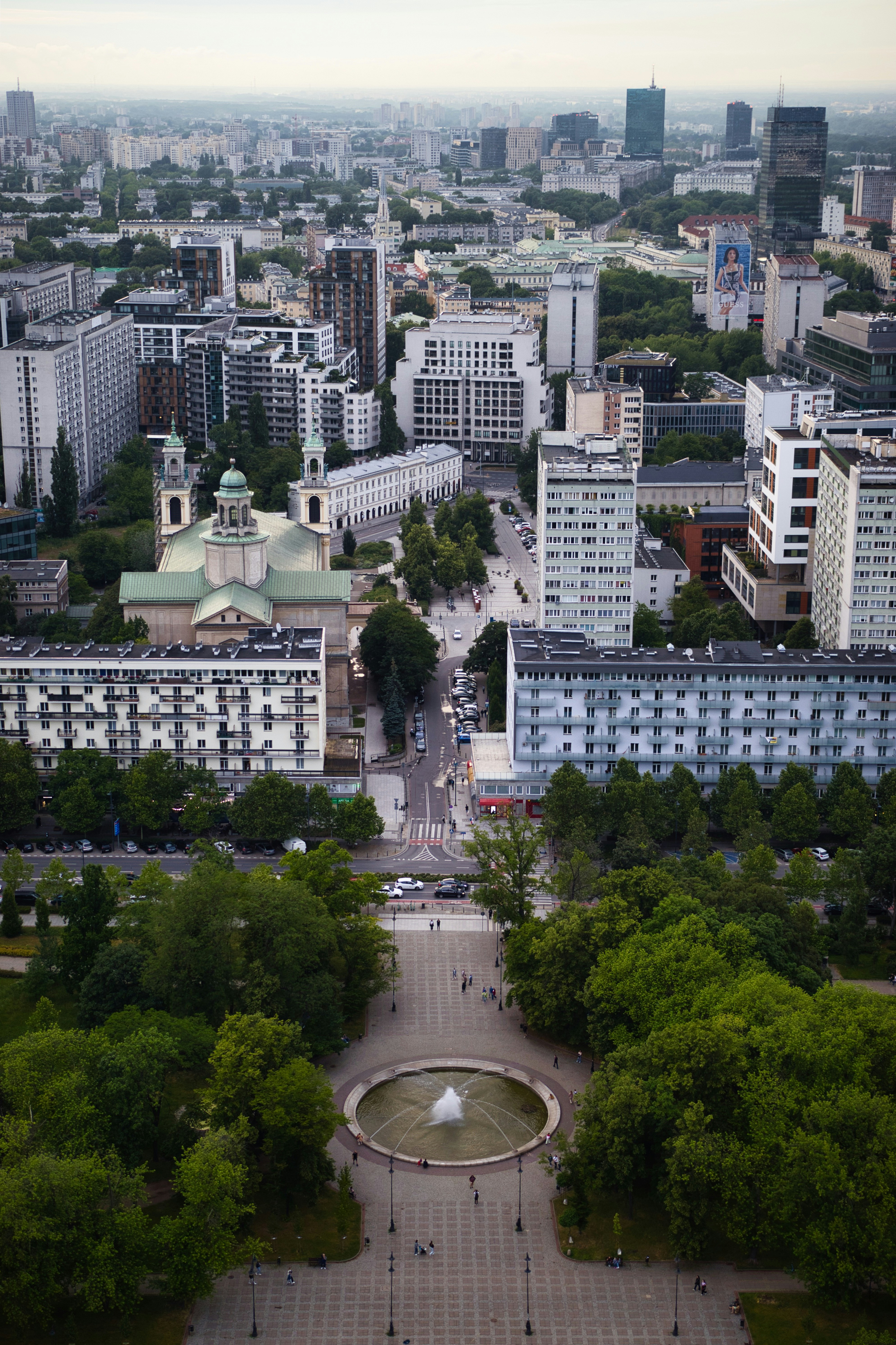 Urban Symphony: A Tapestry of Green and Concrete
