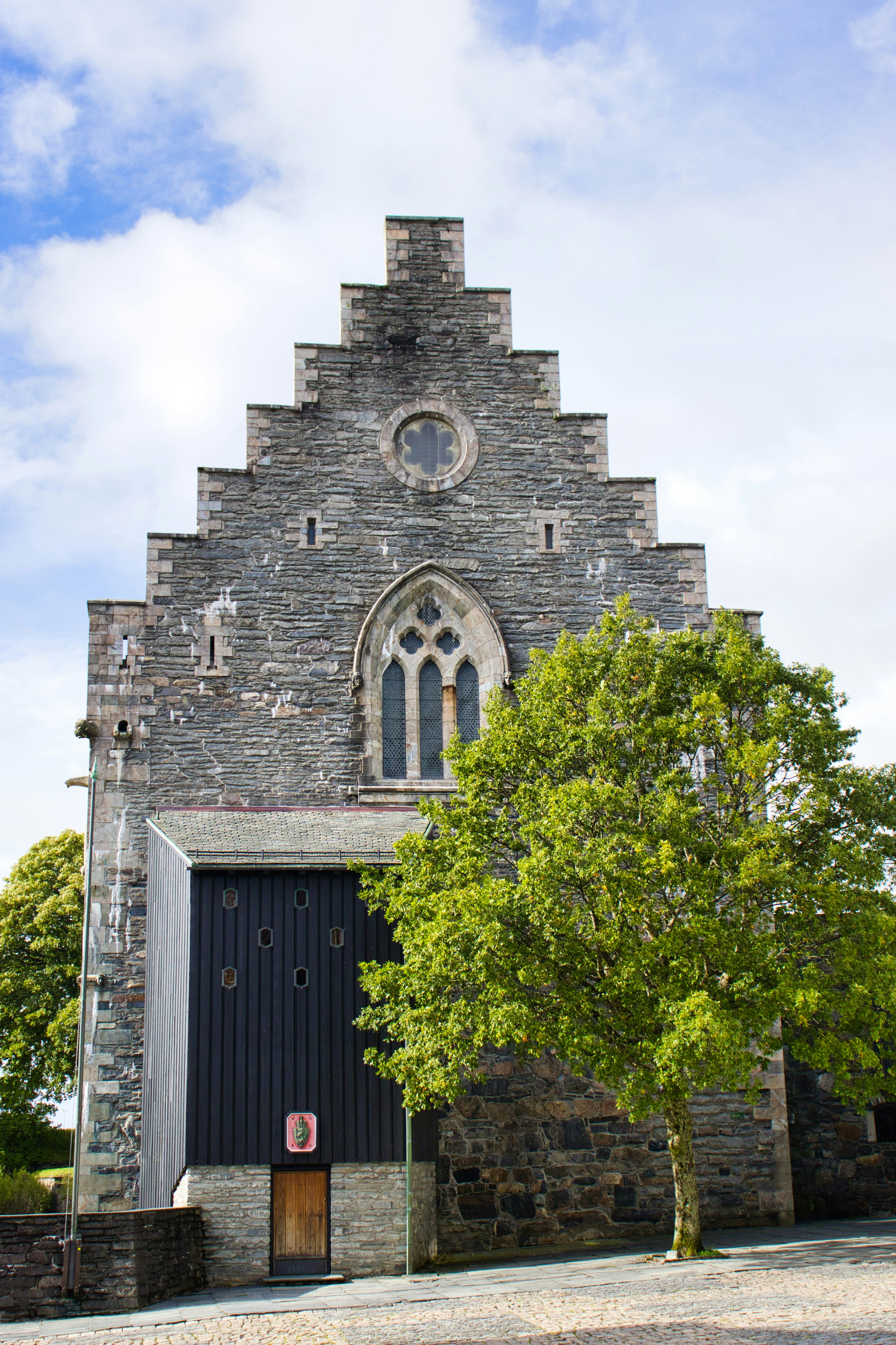 Echoes of History: The Stone Facade