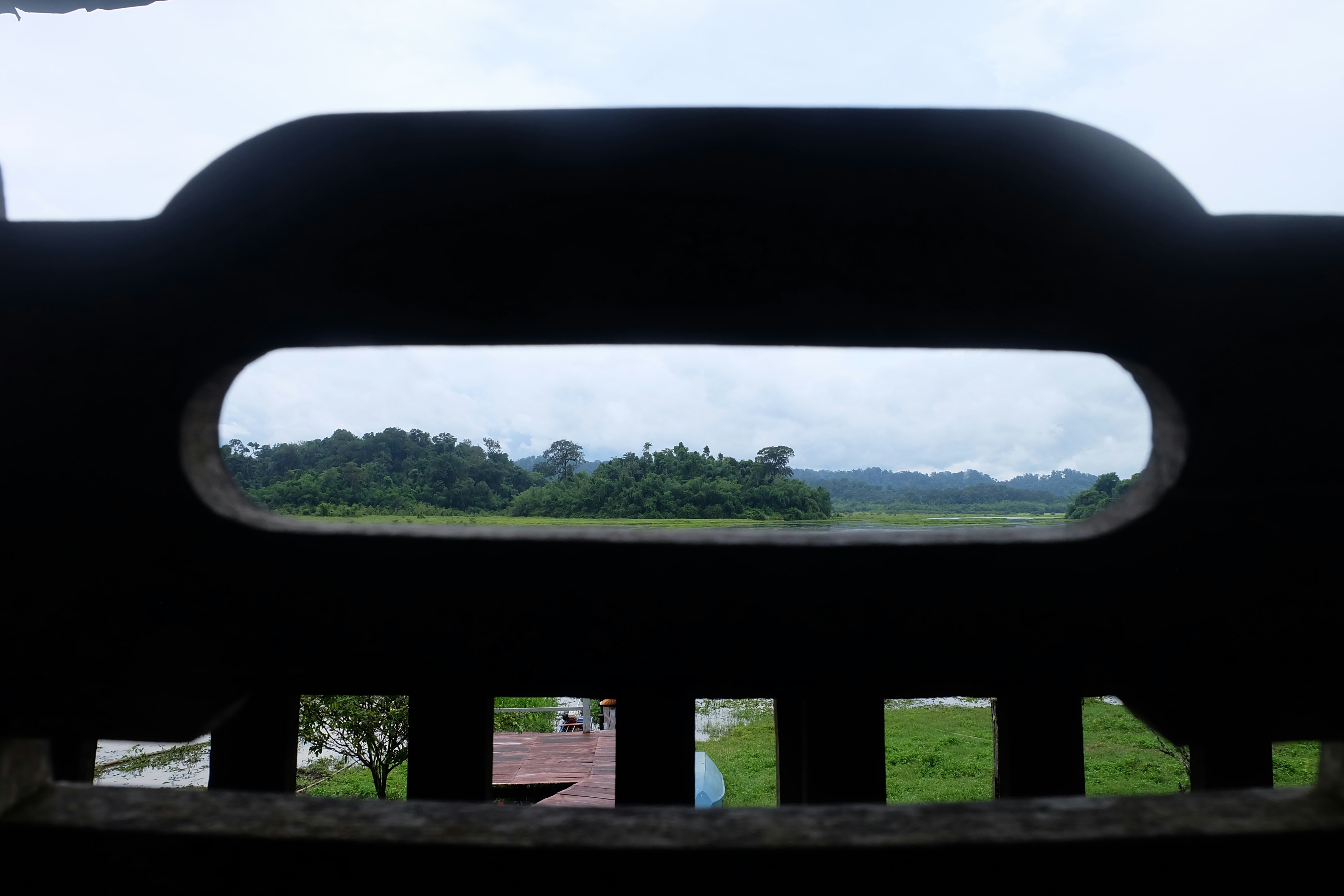 Framed Serenity: A Glimpse of Nature's Canvas