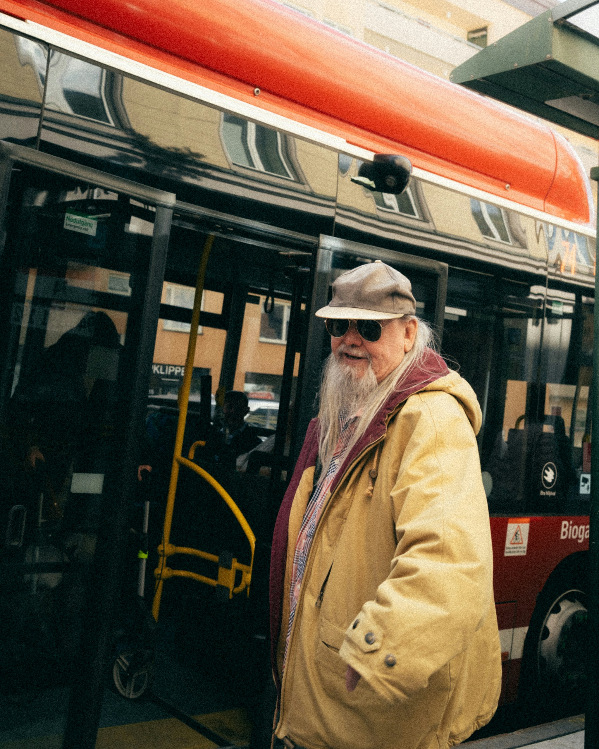 Urban Journey: A Moment on the Move