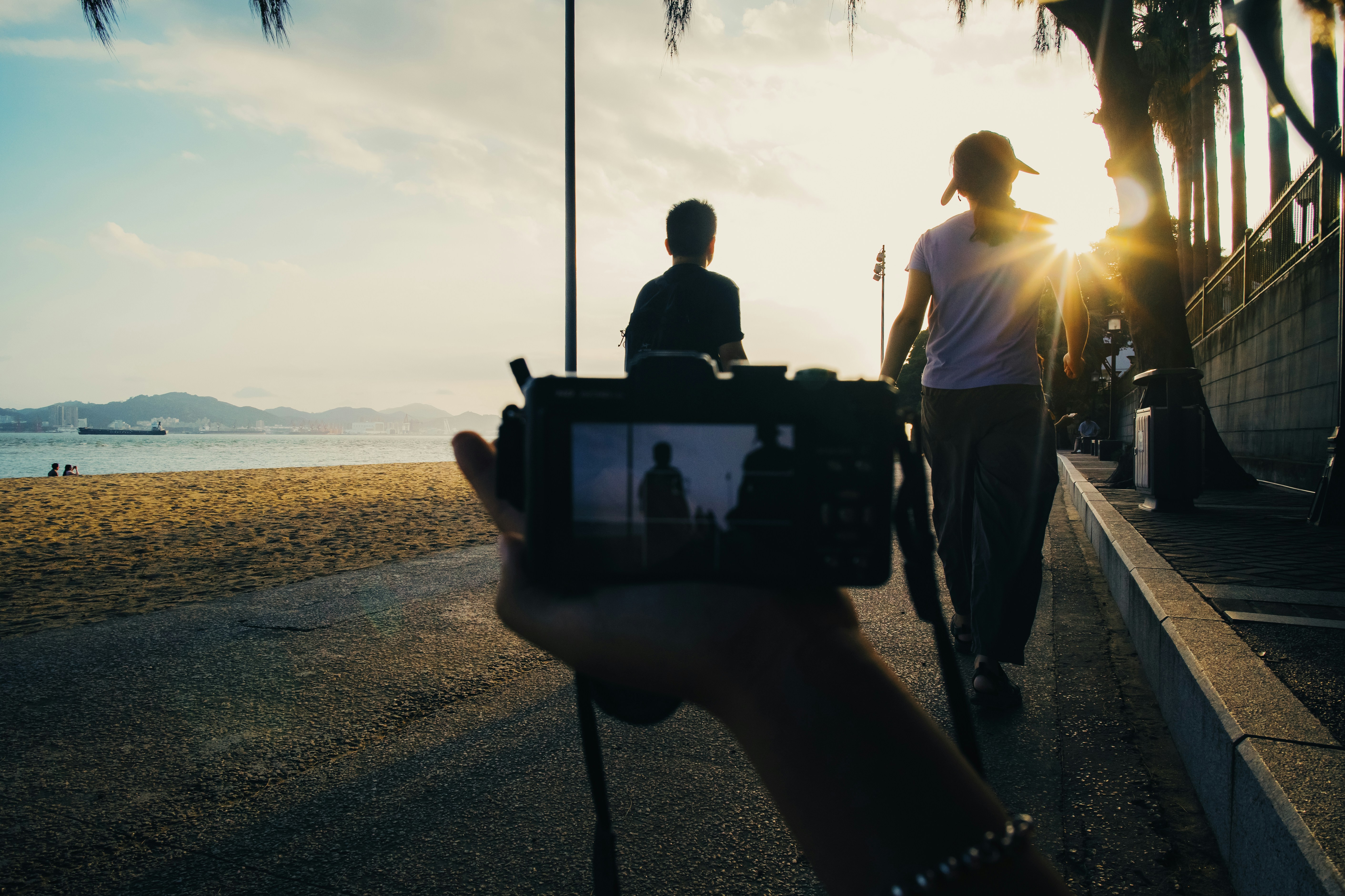 Reflections of Life: A Beachside Encounter