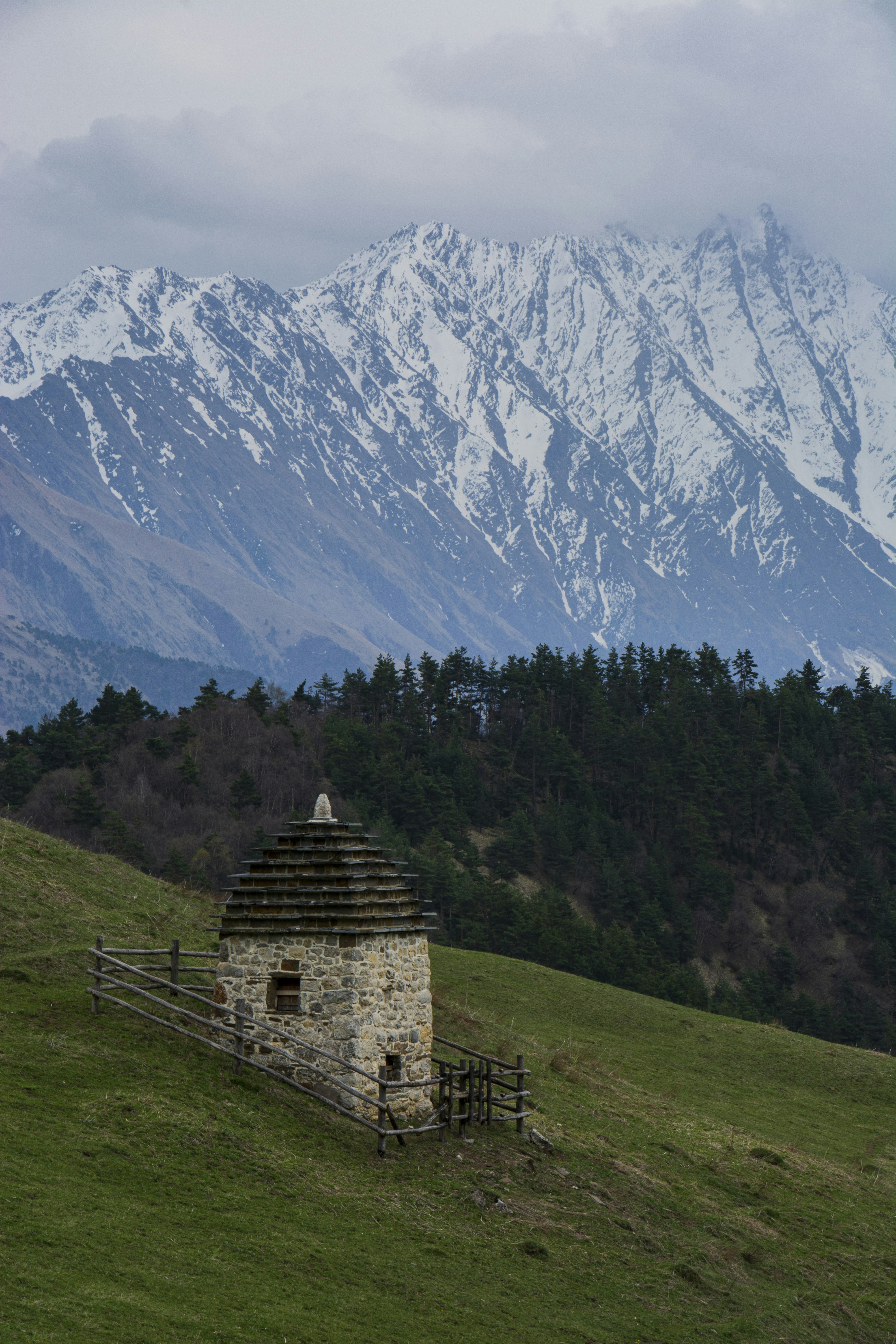 The Solitary Sentinel of the Mountains