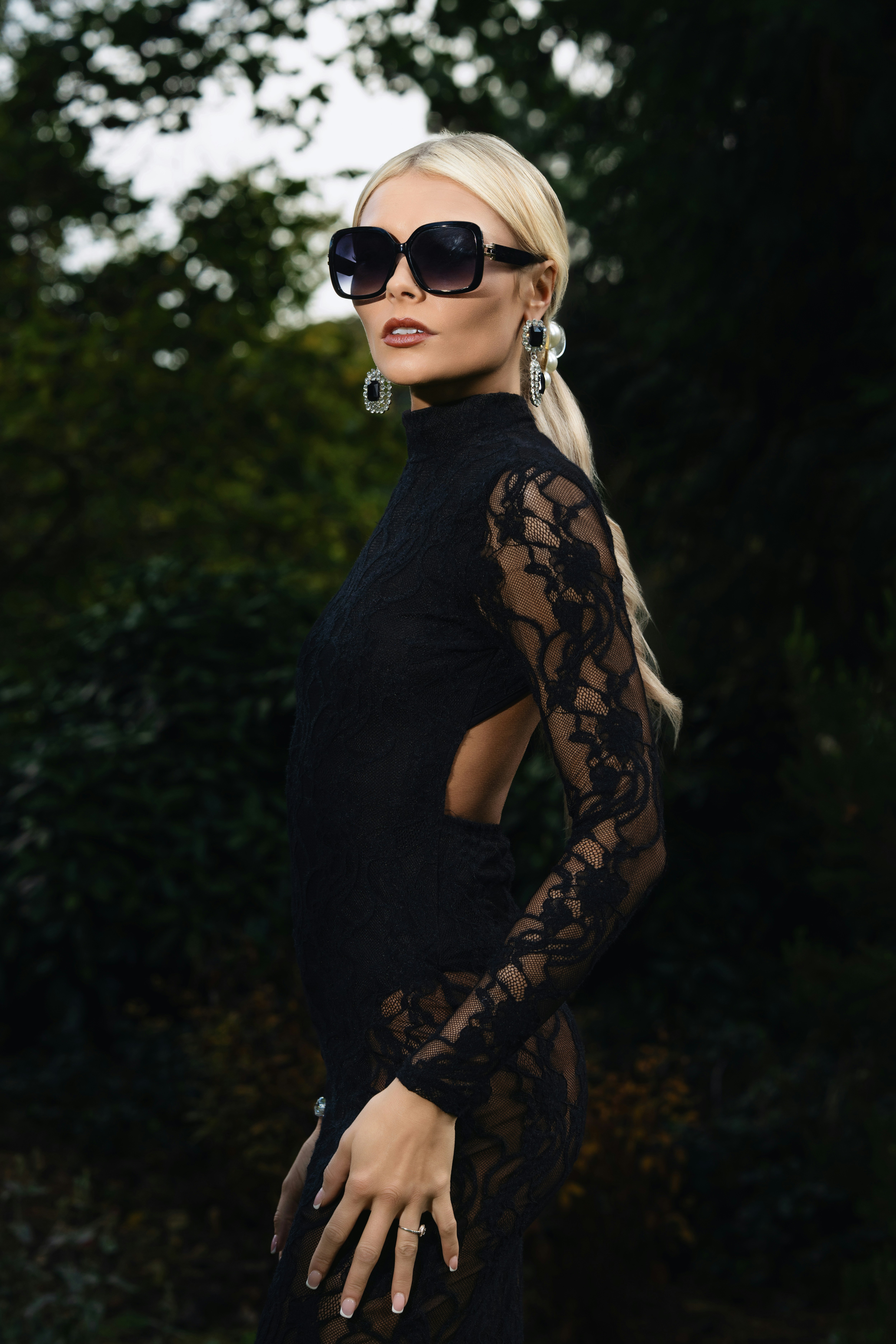 Elegance in Shadows: A Modern Muse