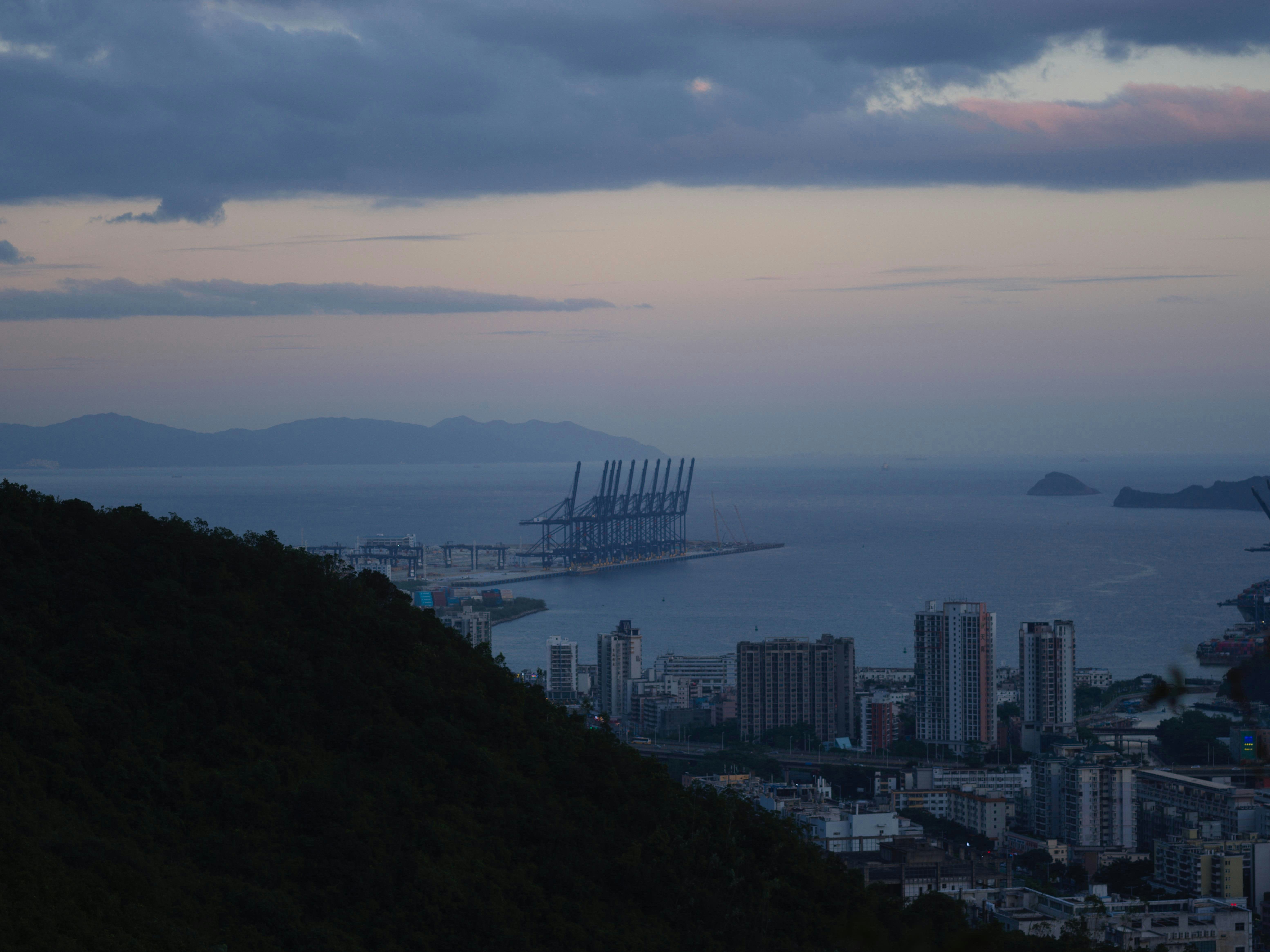 Whispers of Twilight Over the Harbor