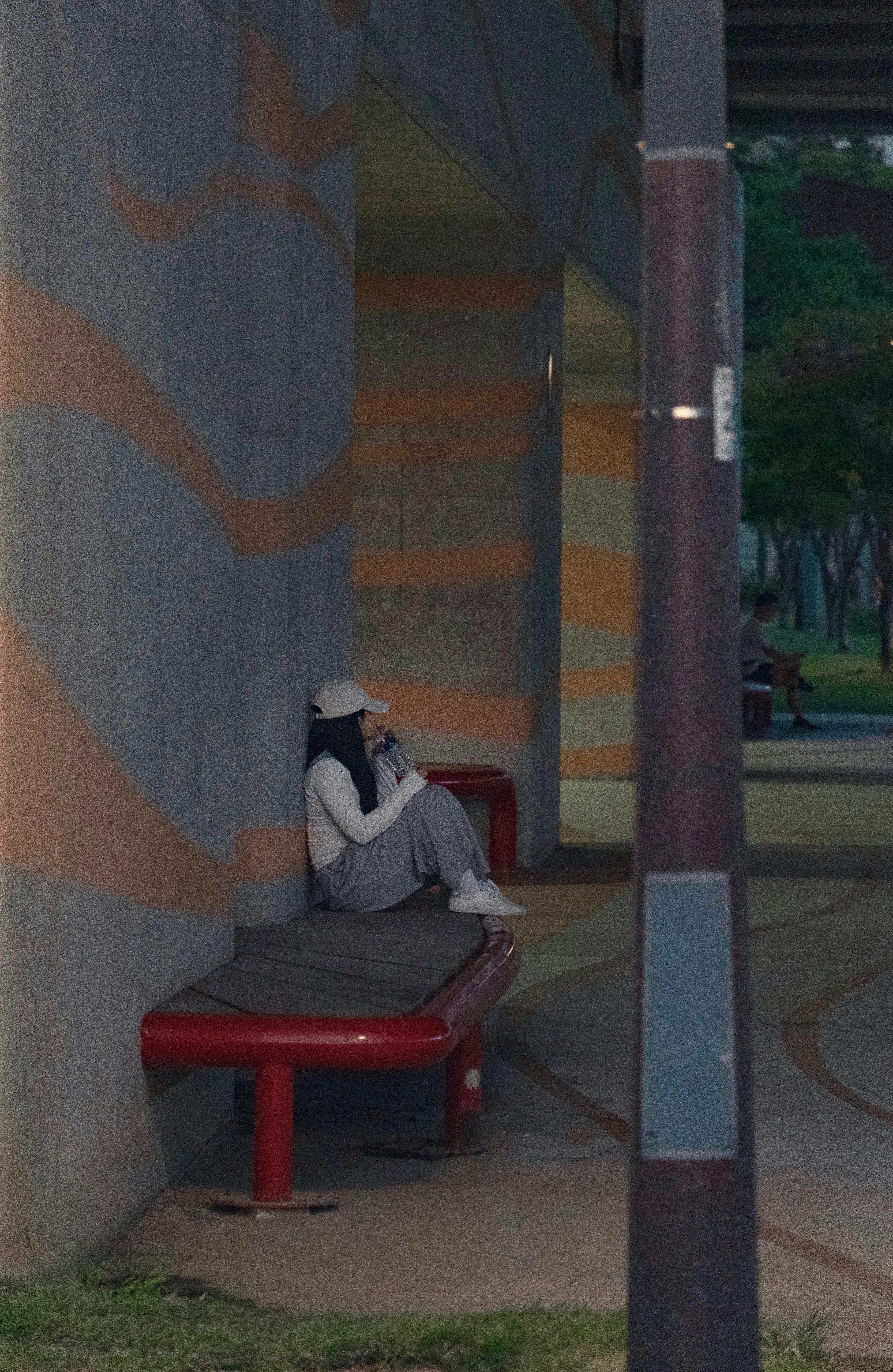 Urban Solitude: A Moment of Reflection