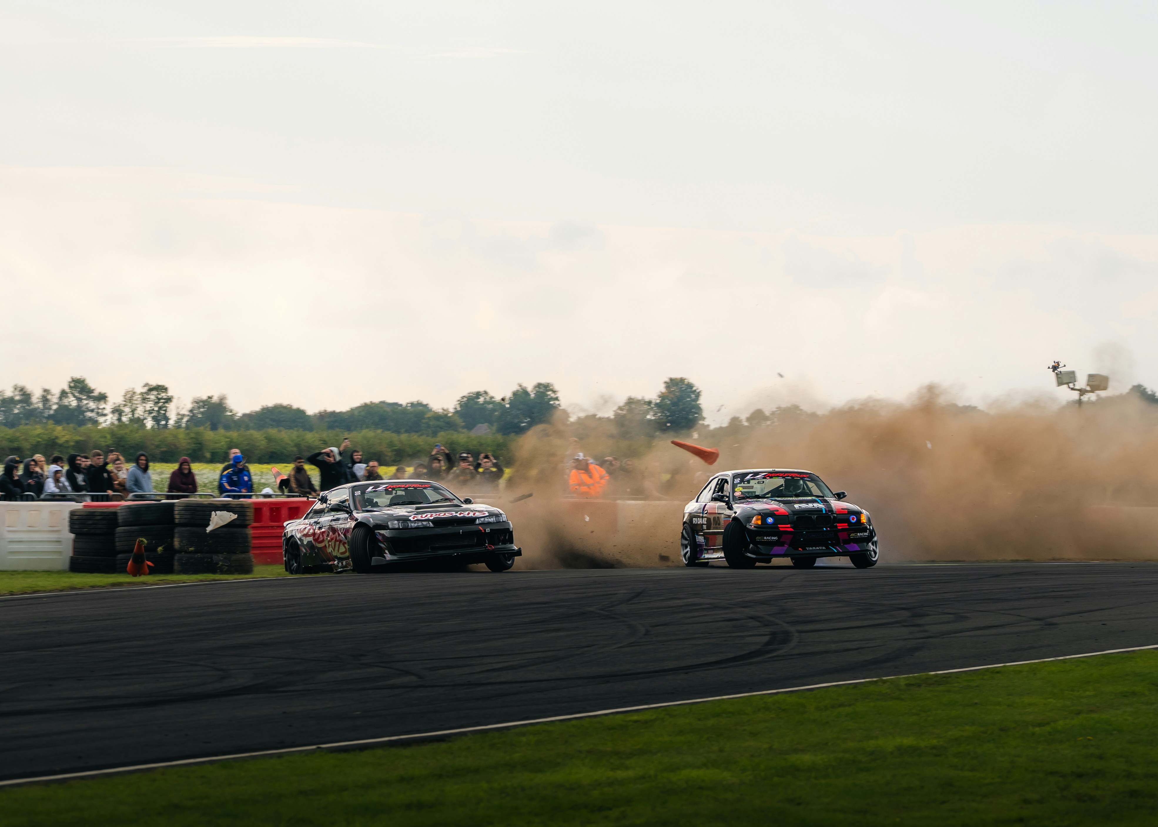 Dust Trails and Rubber: A Drift Duel on the Circuit
