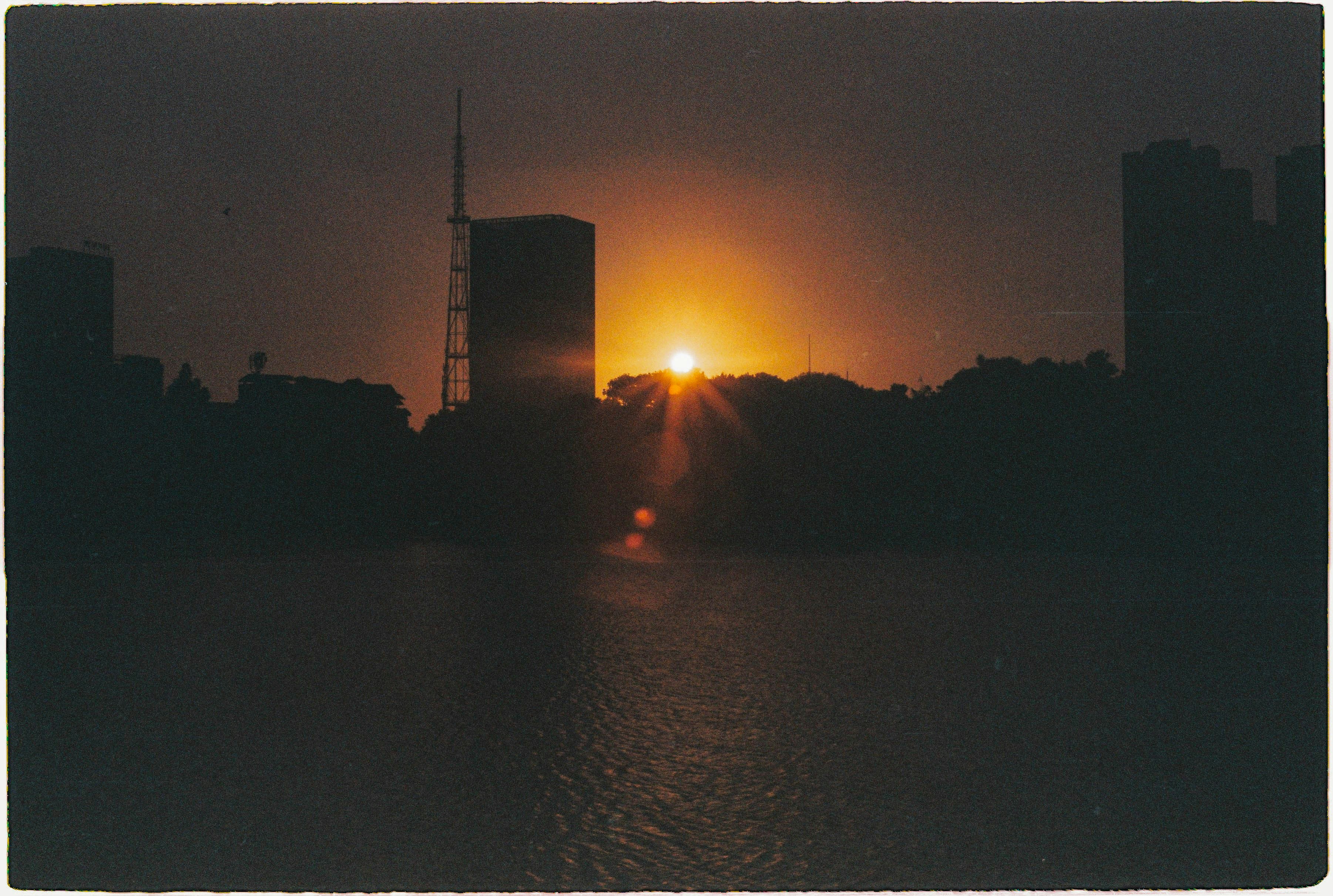 Sunset Symphony Over Urban Silhouettes