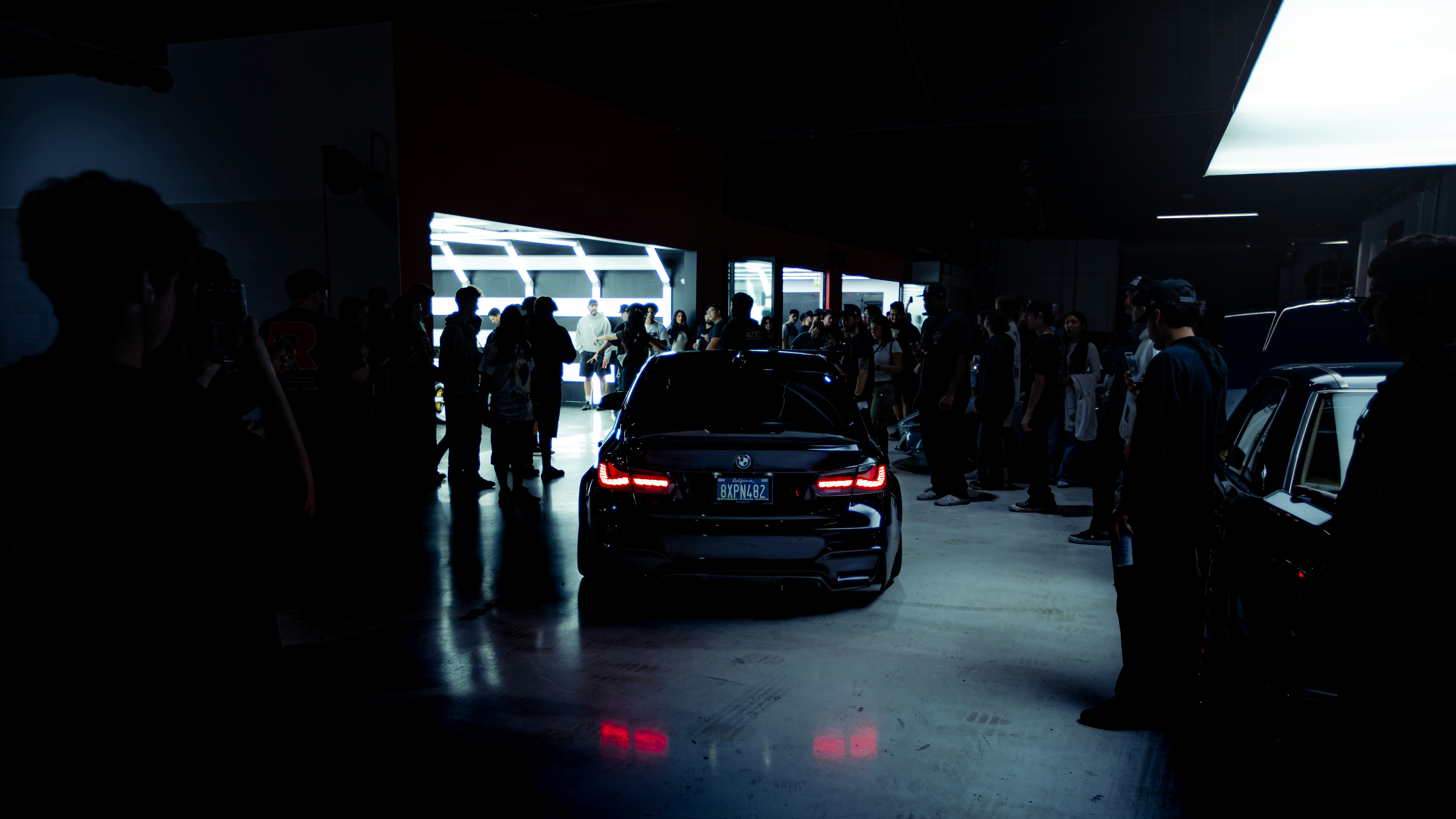 Shadowed Elegance: A Car Unveiled